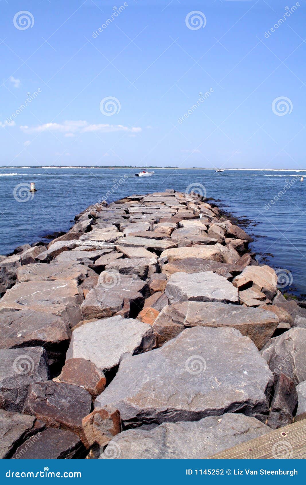 Jetty stock photo. Image of seawall, barrier, boulders - 1145252