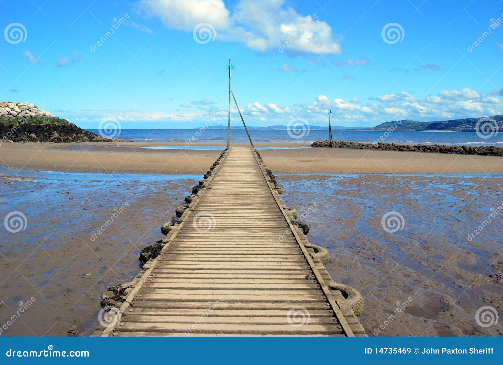 Jetty stock image. Image of distant, breakwater, jetty - 14735469