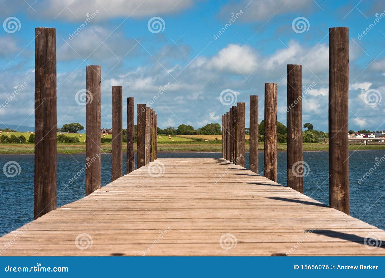 Jetty stock photo. Image of creek, wood, landscape, wooden - 15656076