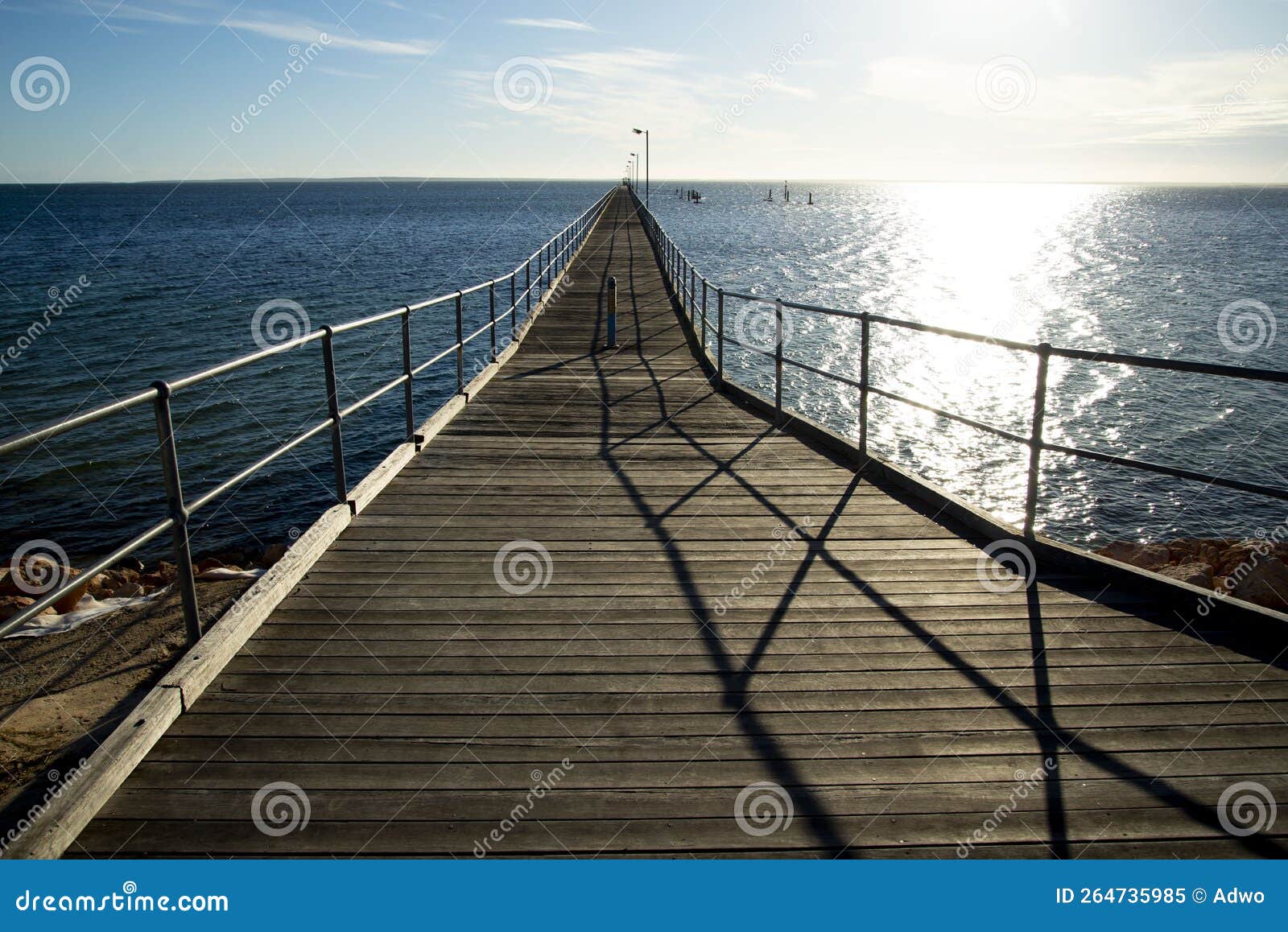Jetty in Ceduna stock image. Image of south, travel - 264735985