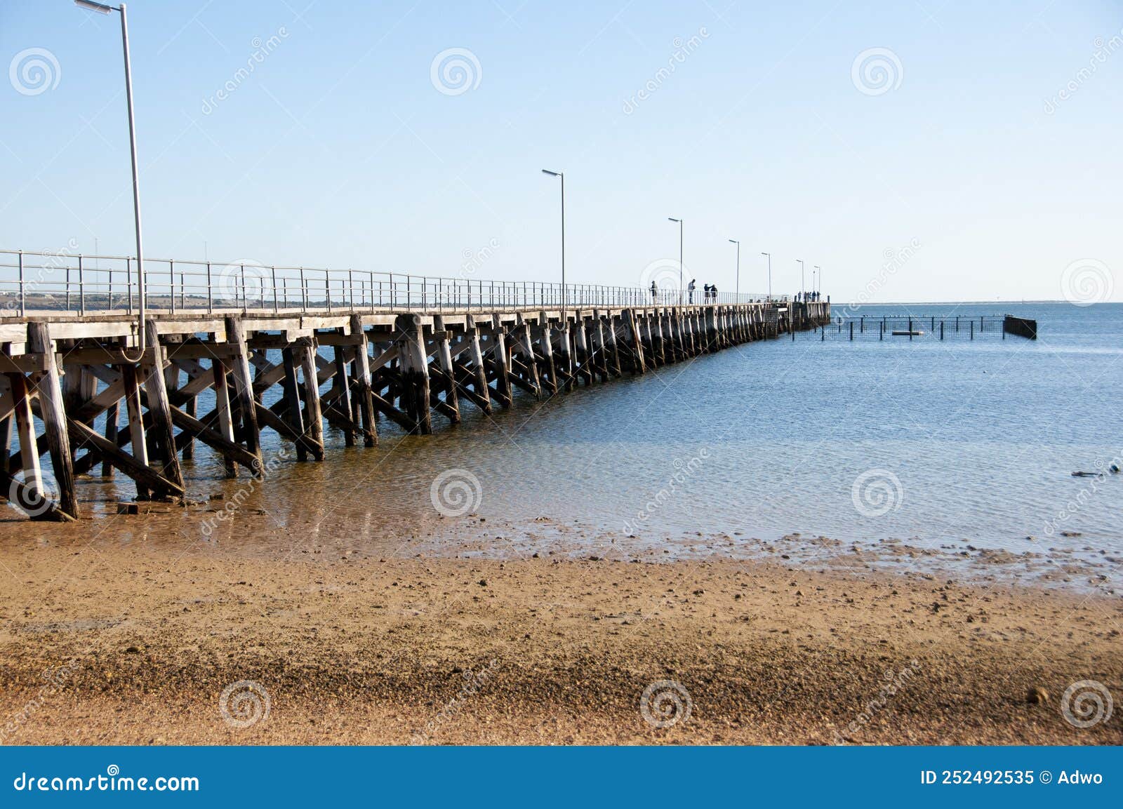 Jetty in Ceduna stock image. Image of jetty, travel - 252492535