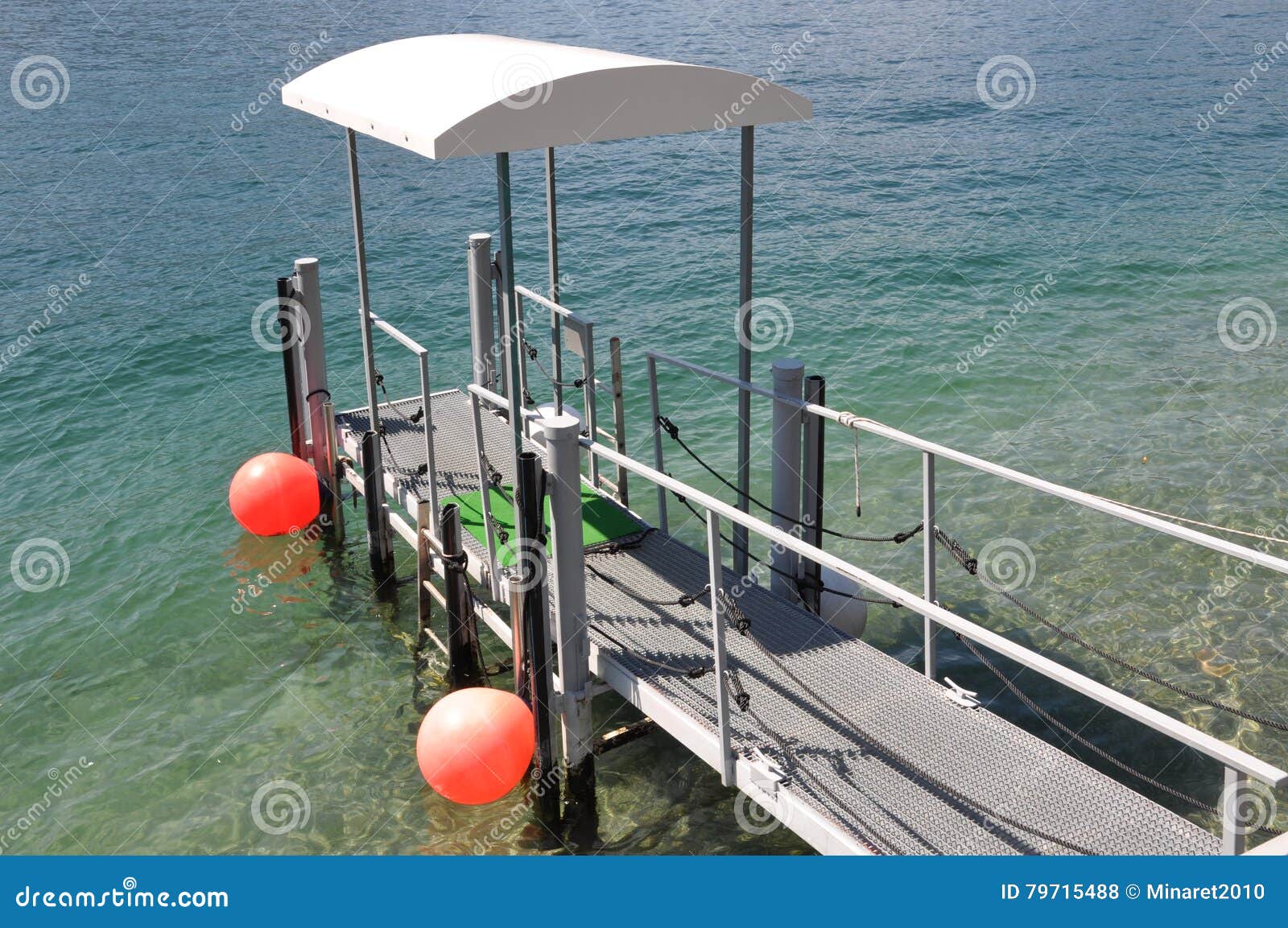Jetty on lake Como stock photo. Image of coast, district - 79715488