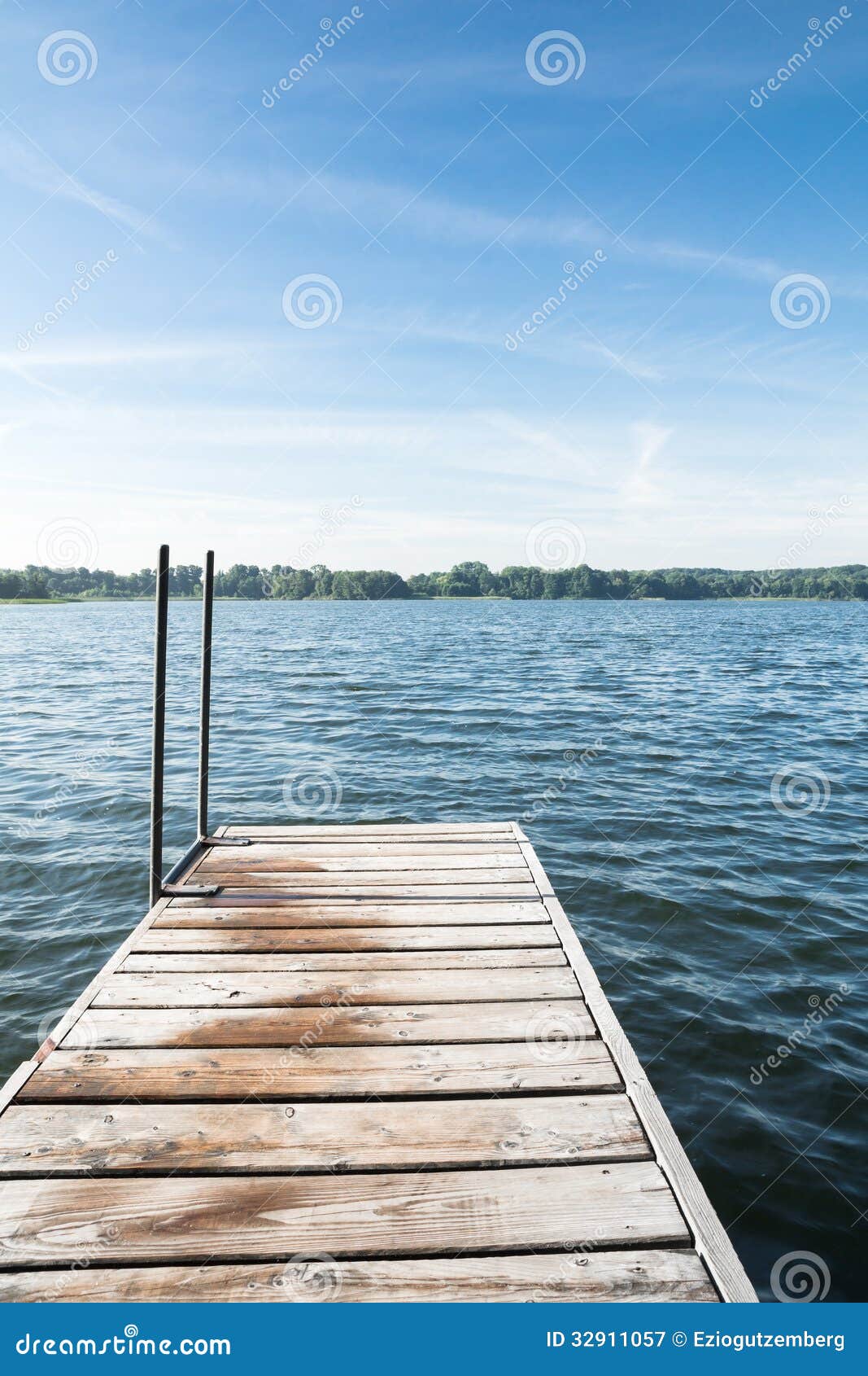 Jetty on a Lake stock image. Image of plank, idyll, nature - 32911057