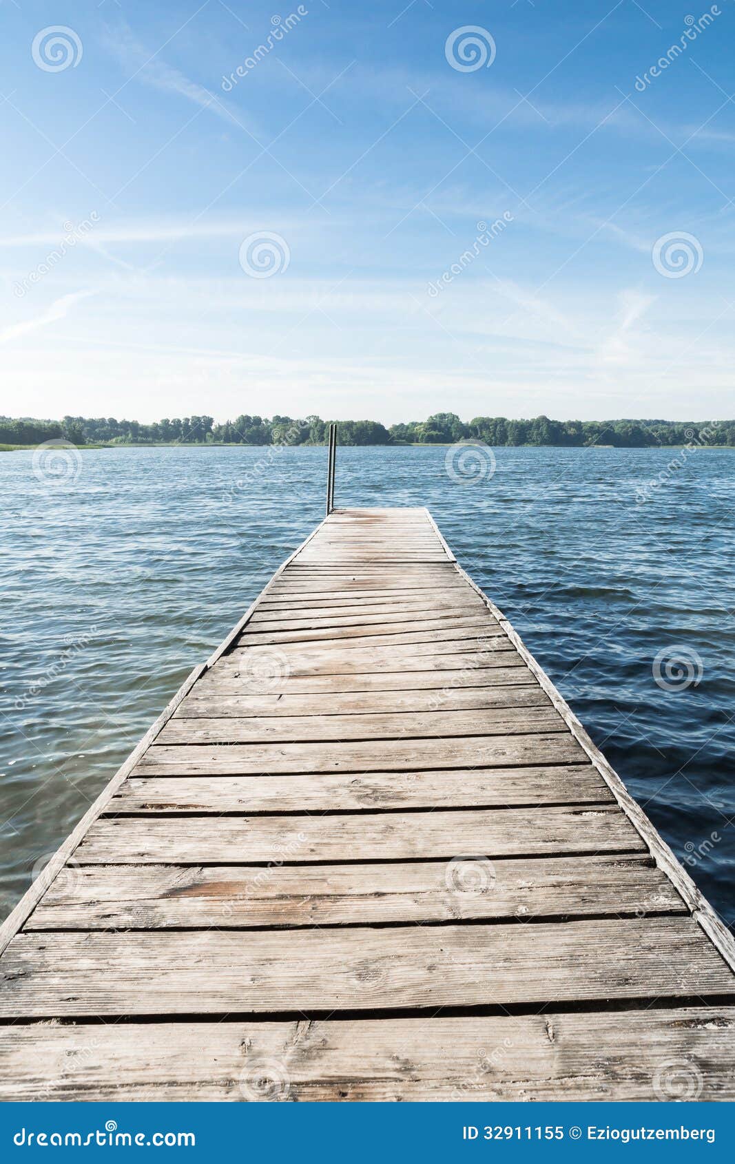 Jetty on a Lake stock image. Image of holidays, germany - 32911155