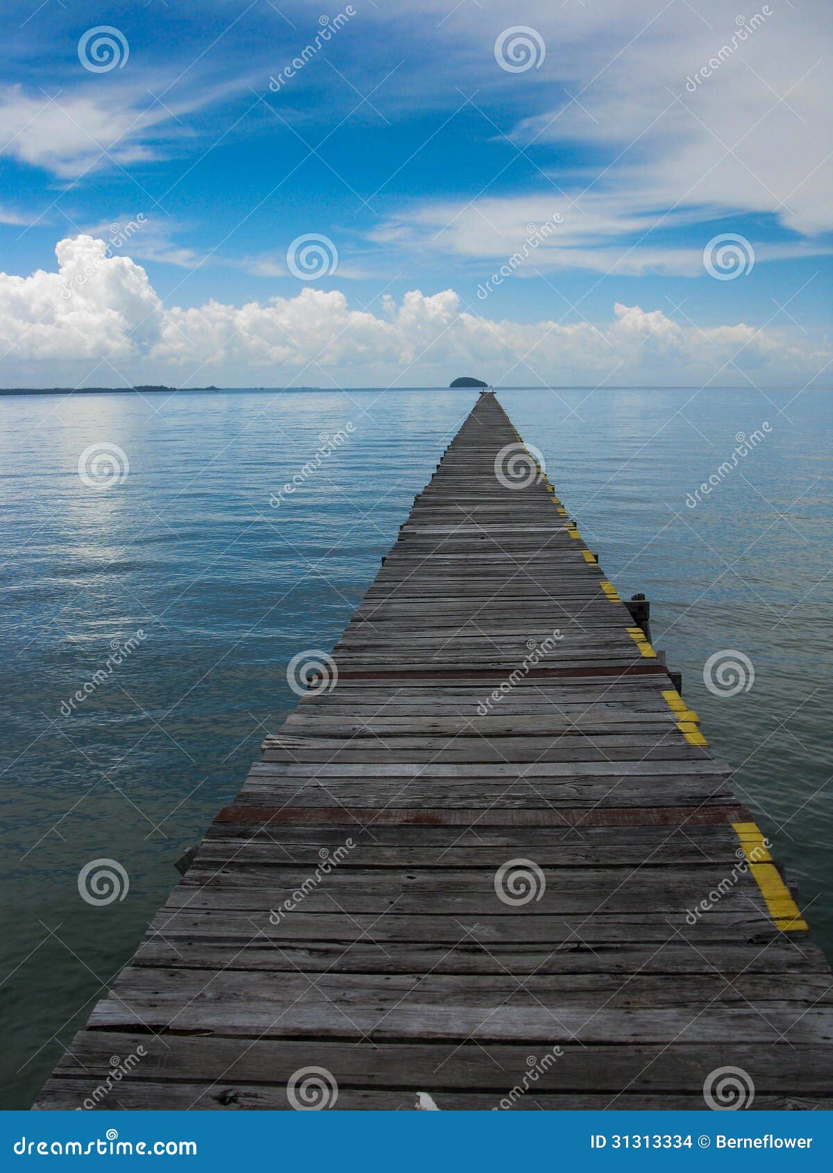 Jetty stock photo. Image of blue, clouds, pier, wood - 31313334