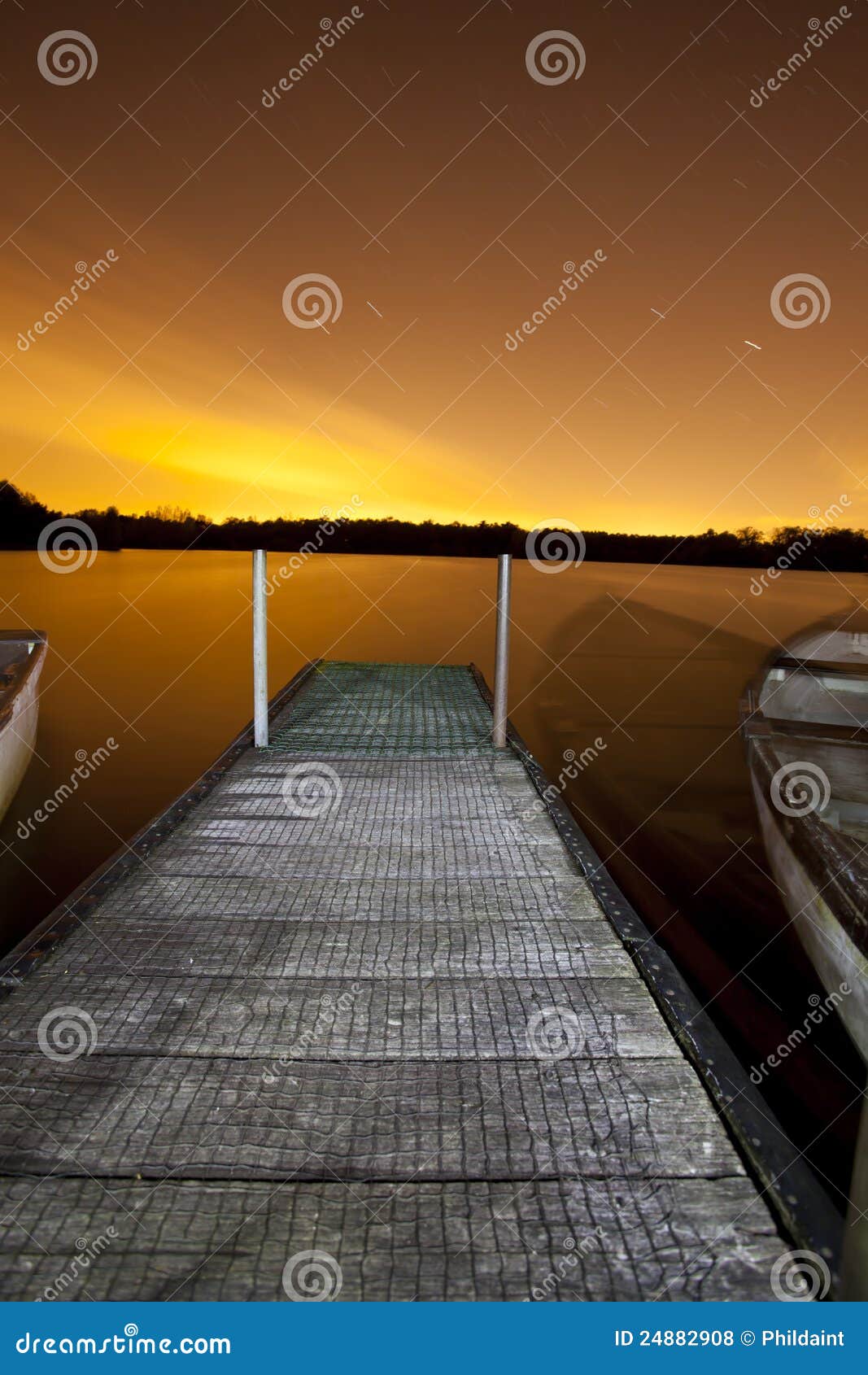 Jetty at night stock photo. Image of pier, long, beach - 24882908