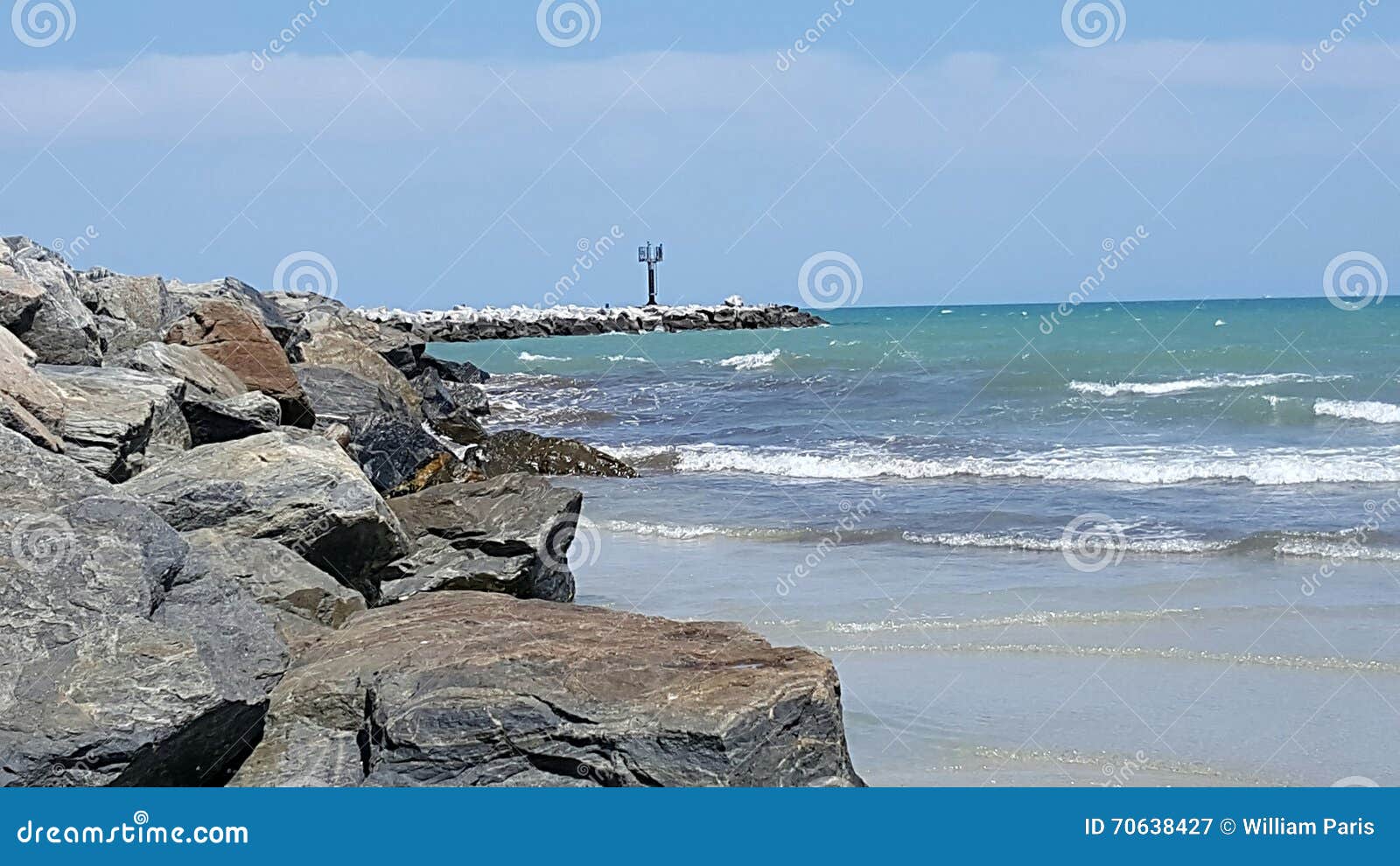 Jetty Park Cape Canaveral Florida Stock Image - Image of jetty, waves ...