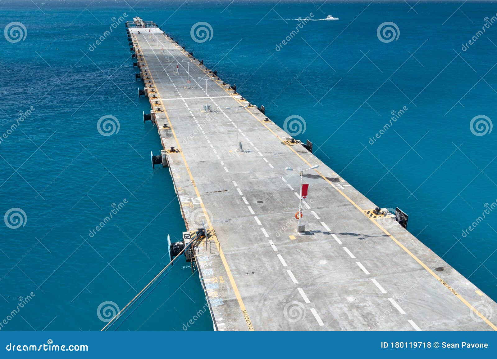 Jetty at a Port stock photo. Image of dock, cruise, oceans - 180119718