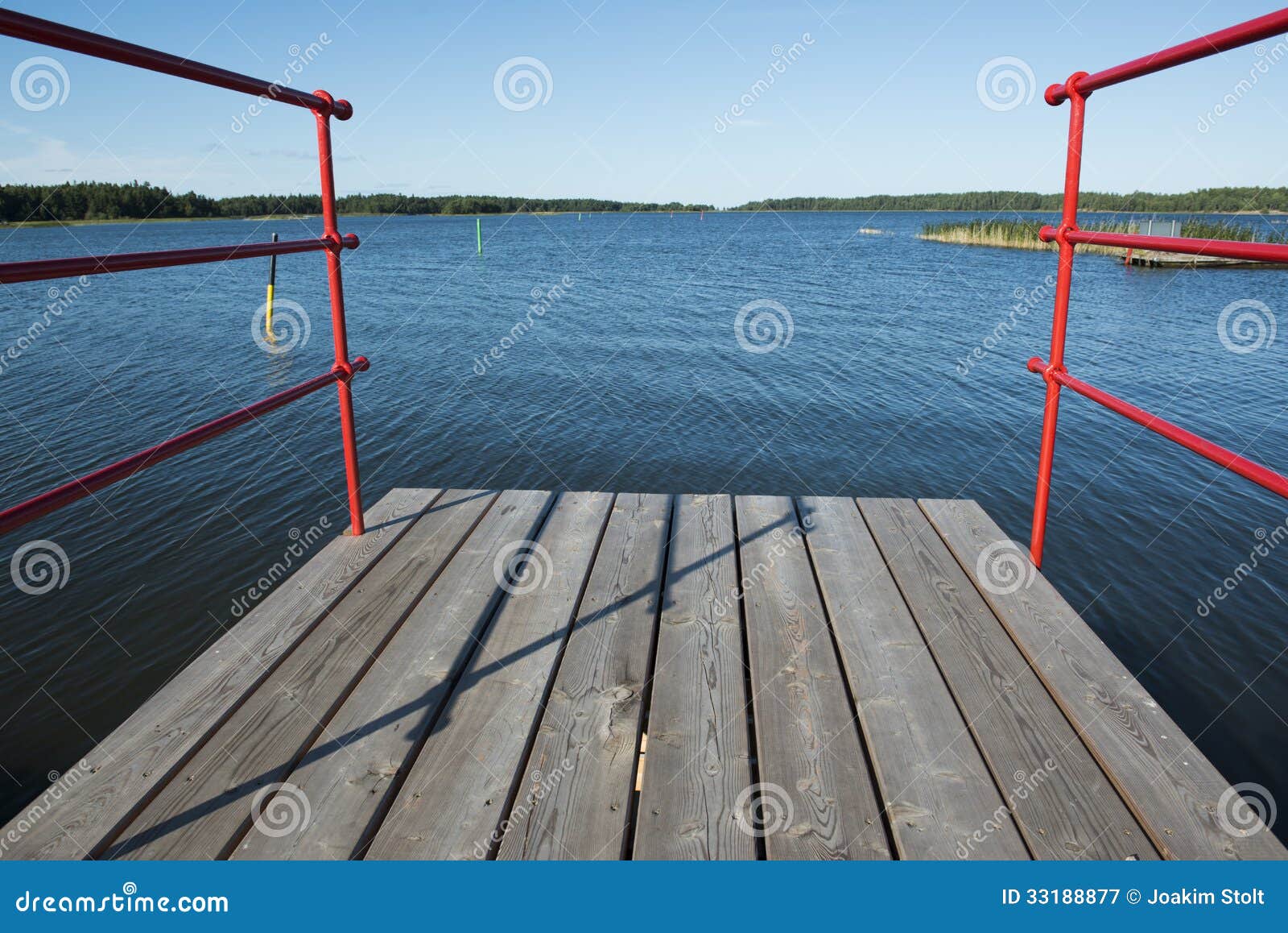 Jetty stock image. Image of surface, rails, bars, sunny - 33188877