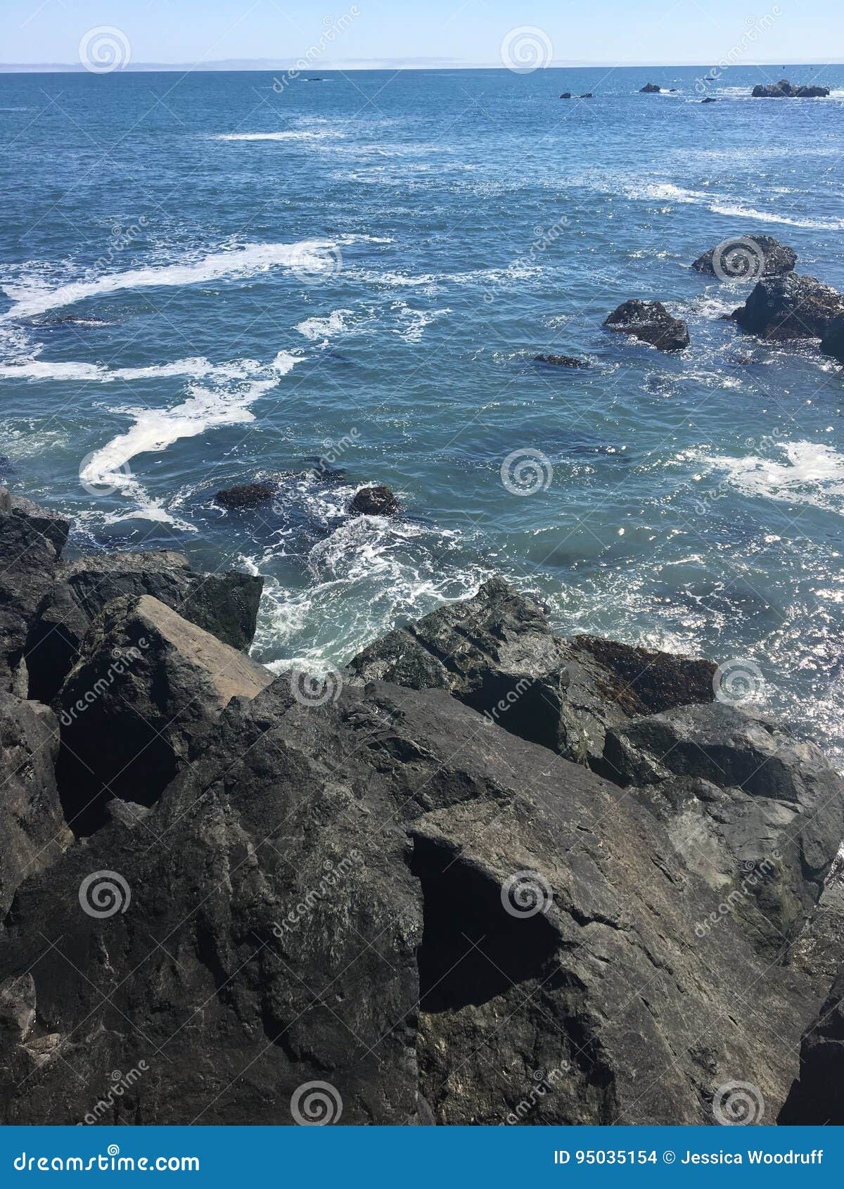Jetty rocks stock photo. Image of rocks, water, beautiful - 95035154