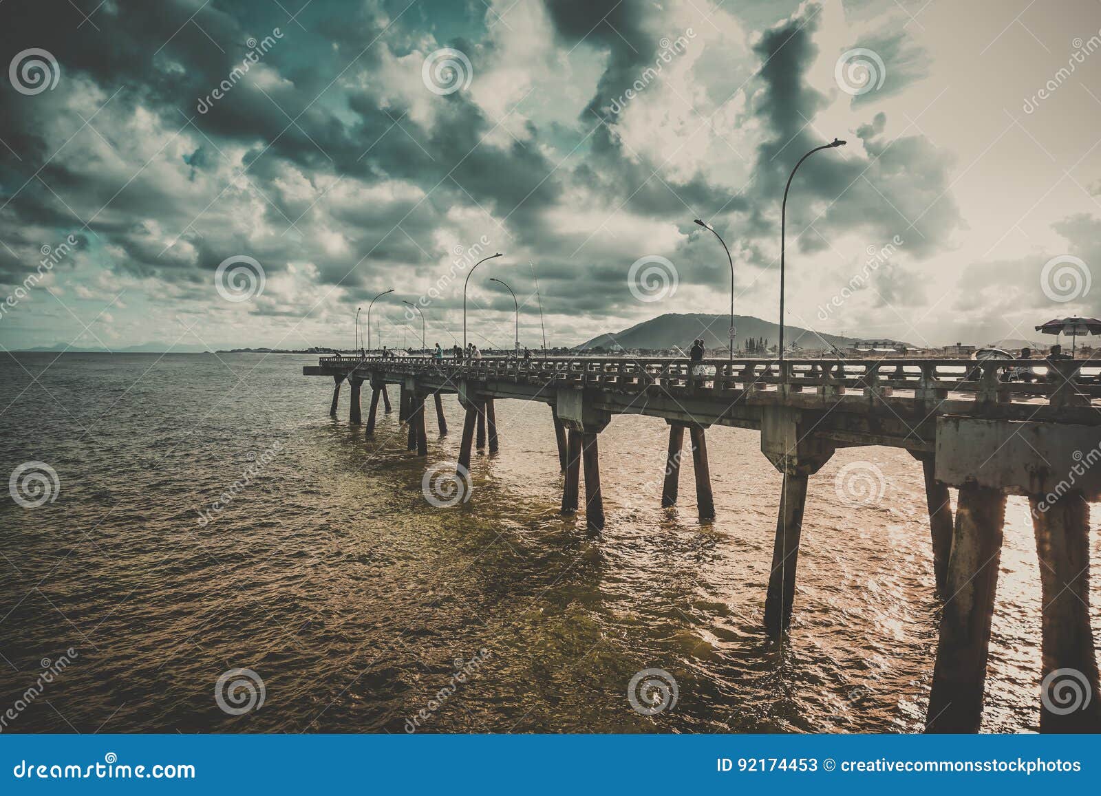 Jetty At Sea Picture. Image: 92174453