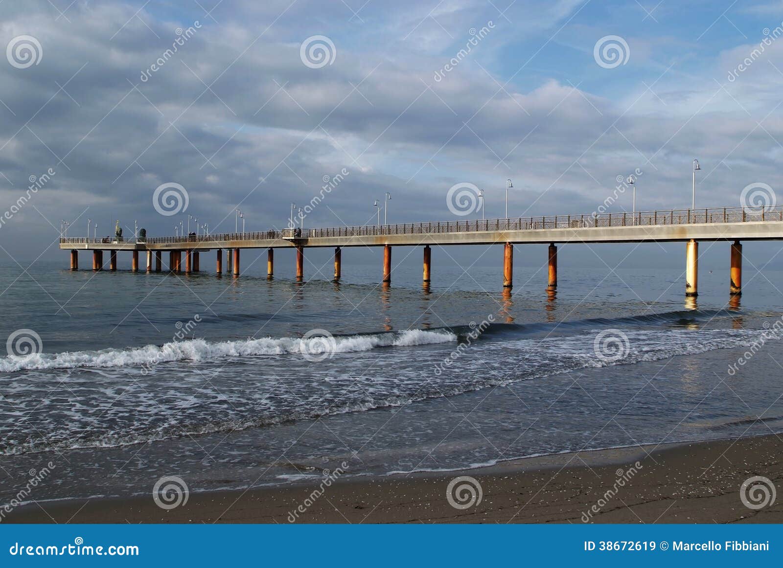 Jetty on the sea stock image. Image of shape, parapet - 38672619