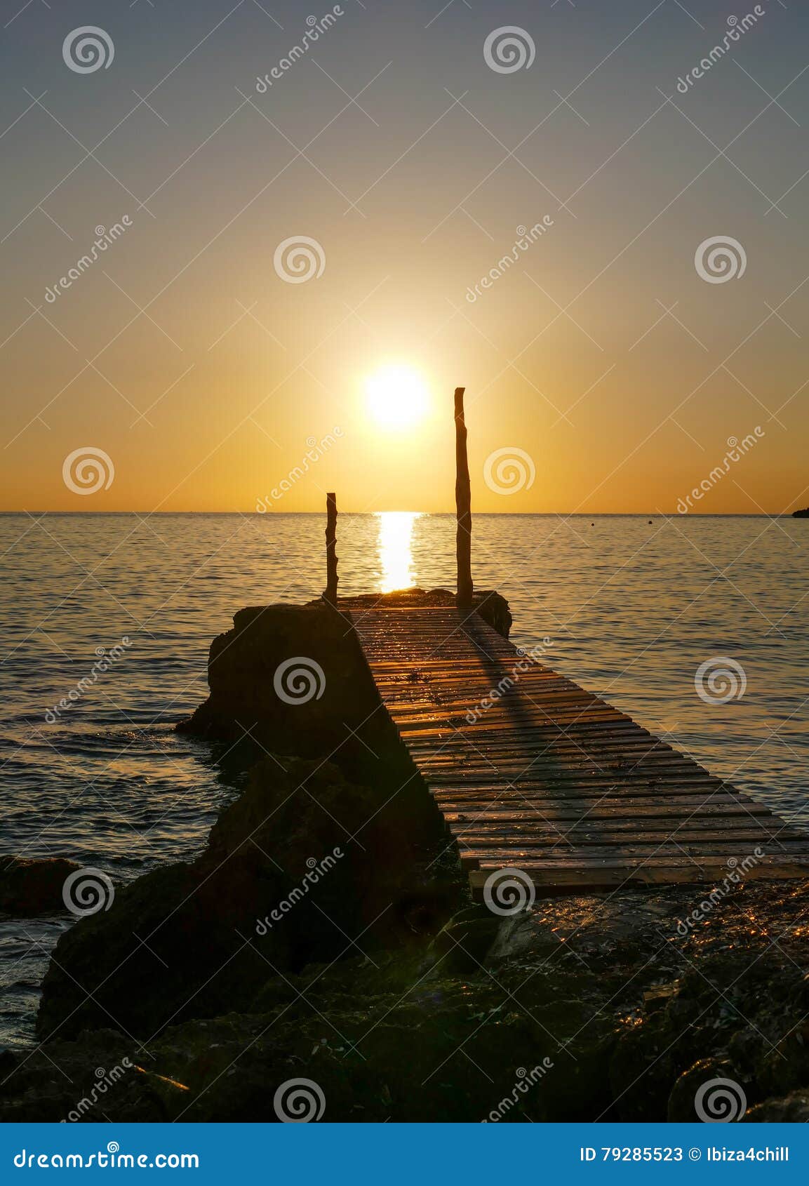 Jetty at sunset stock image. Image of holiday, outdoor - 79285523