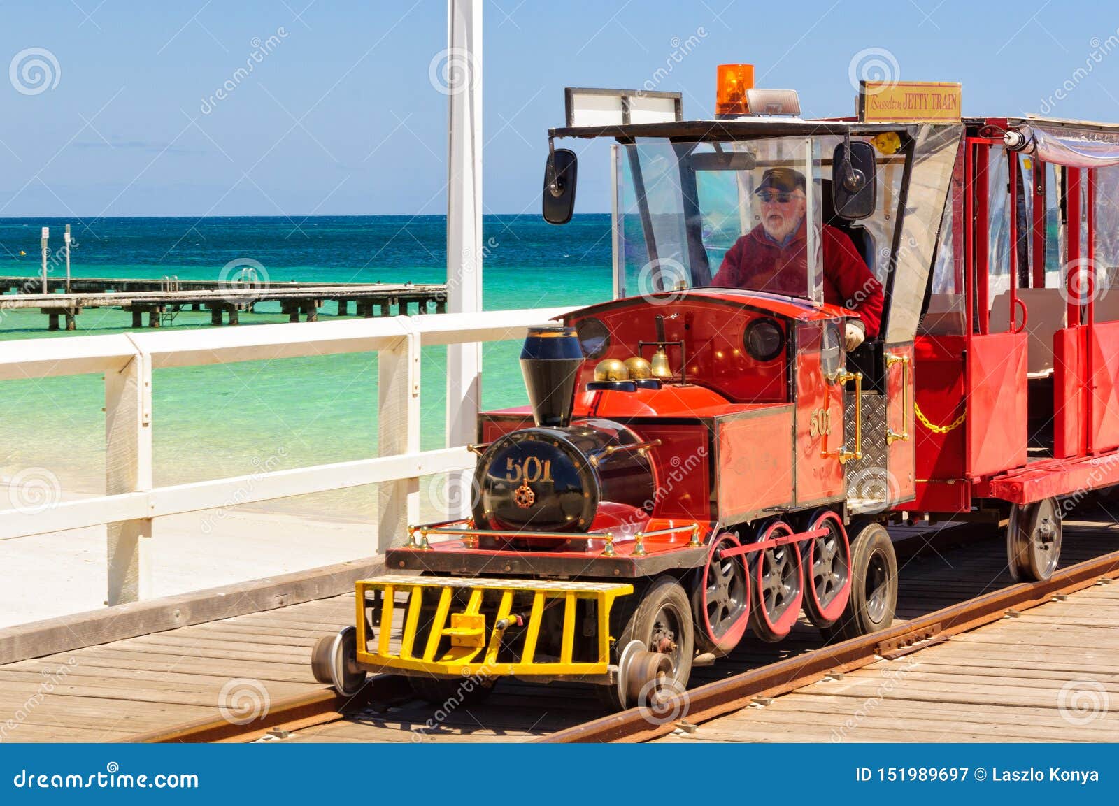 Jetty train - Busselton editorial photography. Image of jetty - 151989697