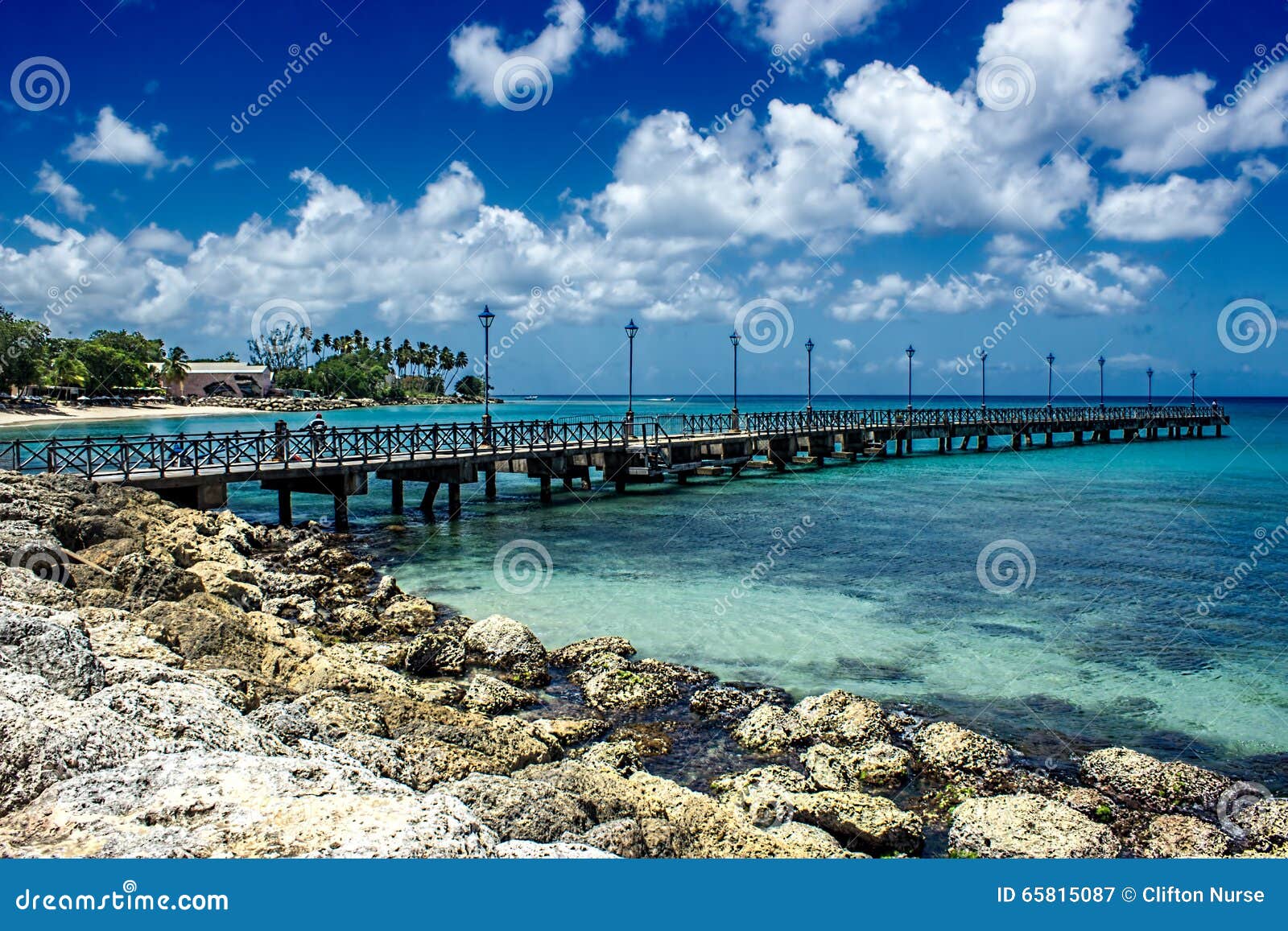 Jetty Under Repairs in St. Peter, Barbados Editorial Photography ...