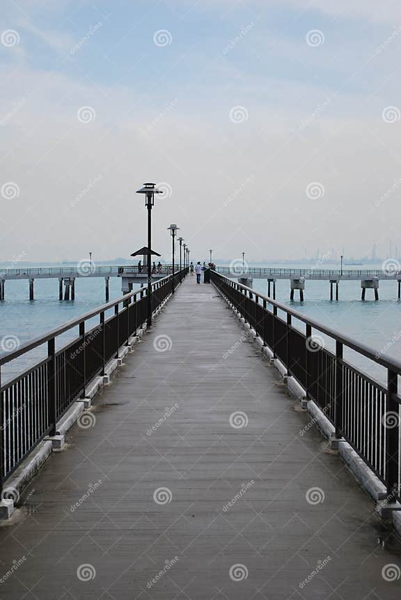 Jetty Walk stock image. Image of bridge, leisure, outdoor - 11917491