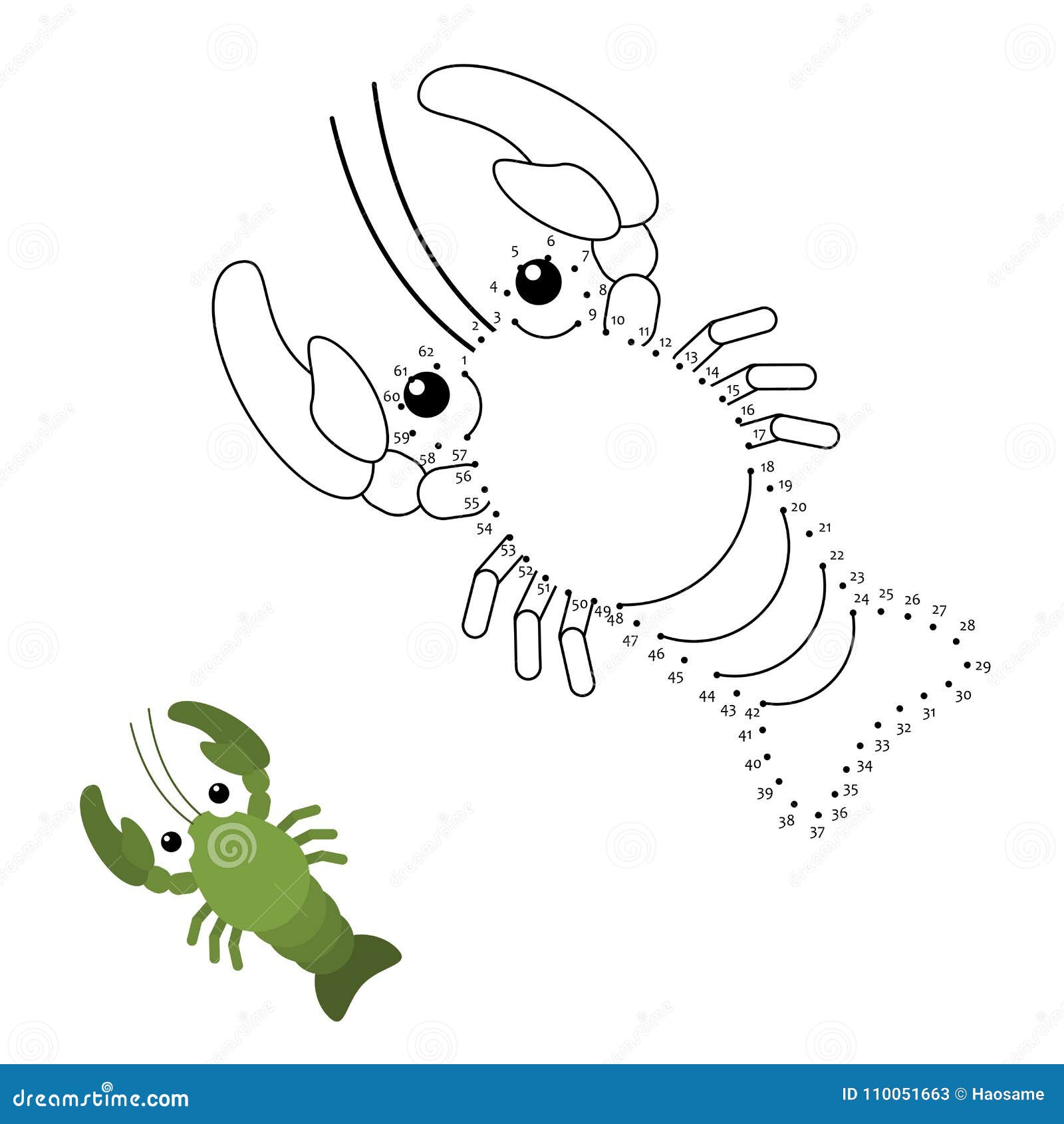 Jeu éducatif Pour Des Enfants : Point à Pointiller Illustration de ...