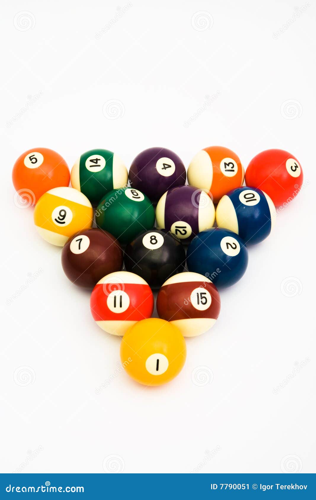 Jeu de billards de bille image stock. Image du amusement - 7790051