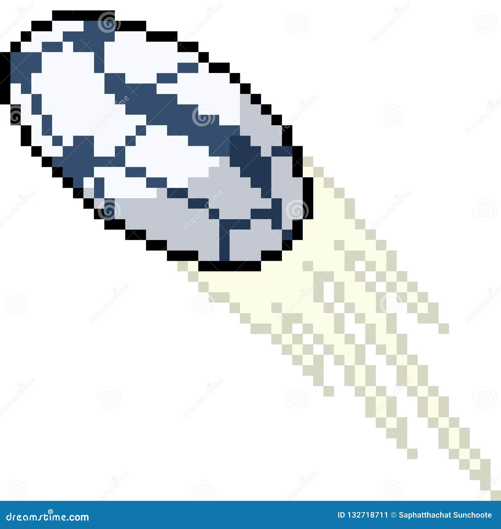 Jeu De Boule D'art De Pixel De Vecteur Illustration de Vecteur ...