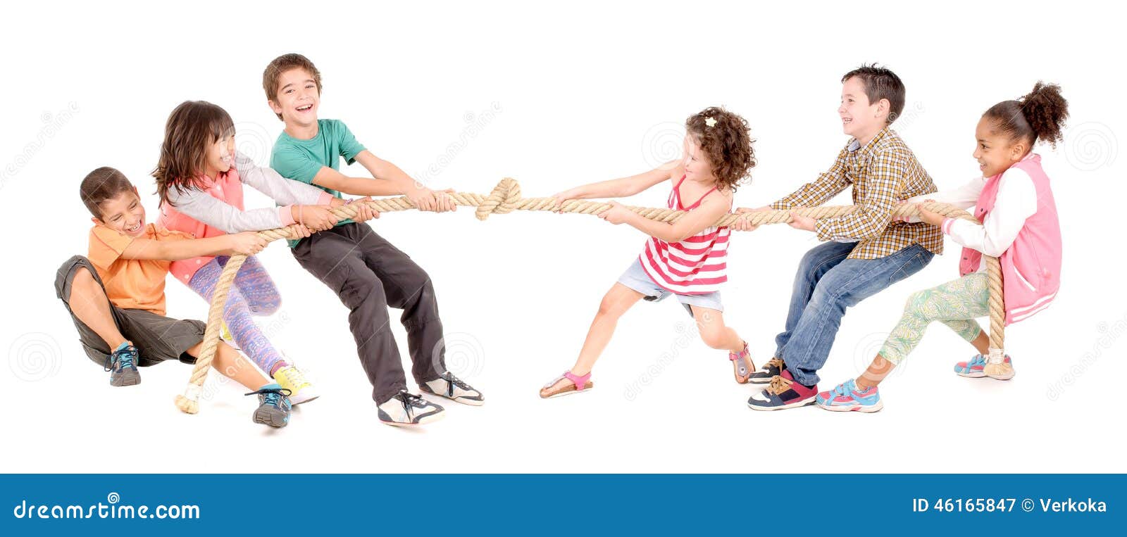 Jeu de corde image stock. Image du gosses, femmes, concurrence - 46165847