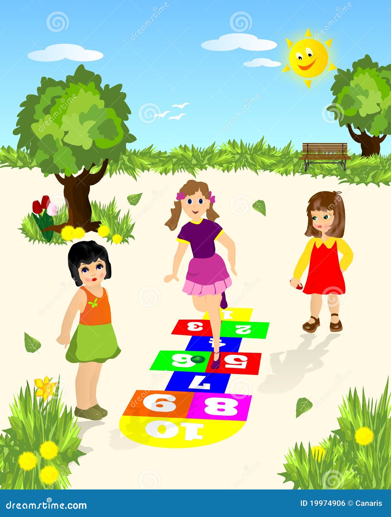 Jeu De Marelle, Vecteur De Cdr Illustration de Vecteur - Illustration ...