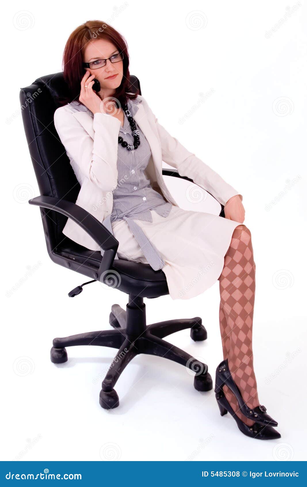 Jeune directeur féminin photo stock. Image of affaires - 5485308