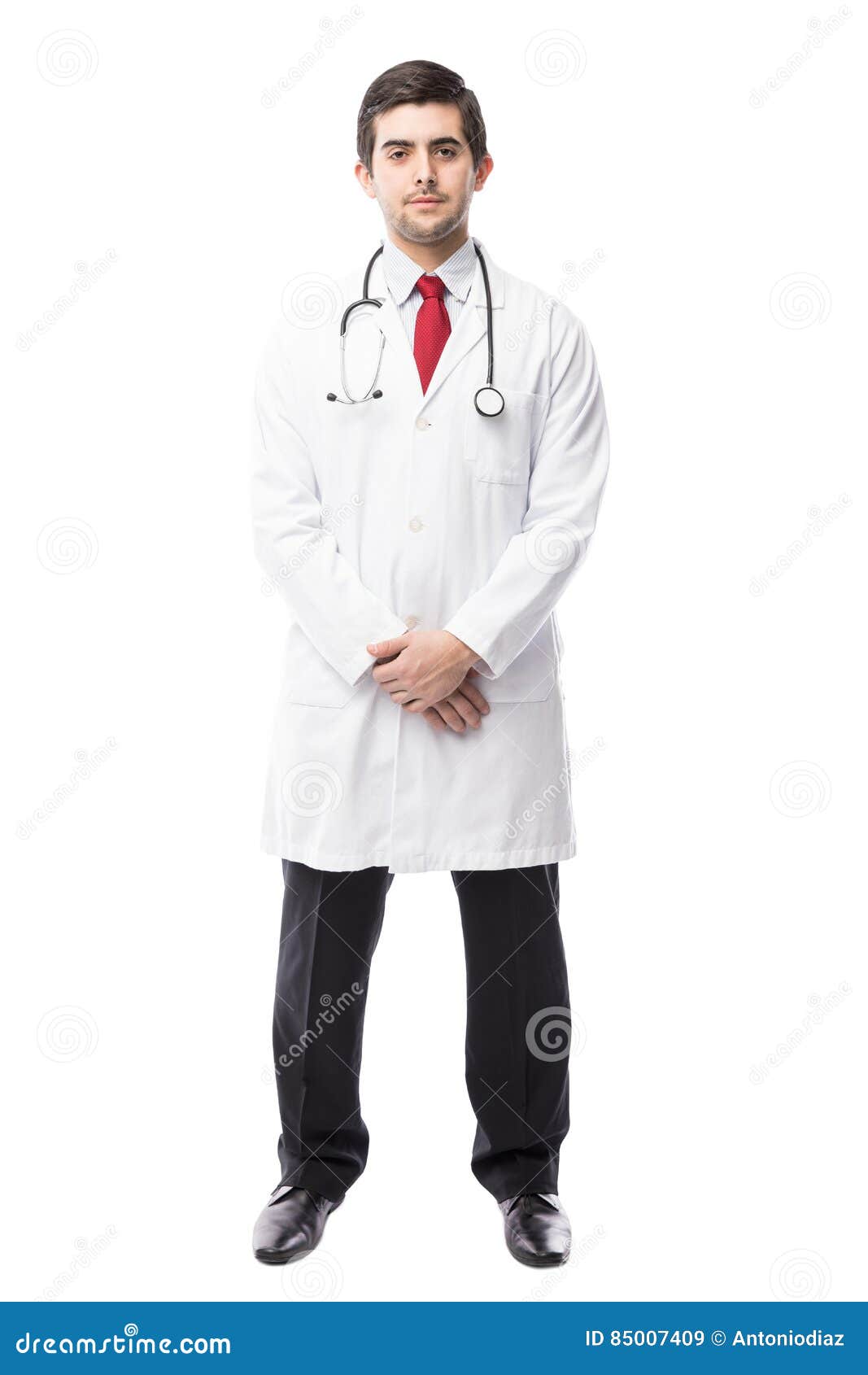 Jeune Docteur Beau Dans Un Studio Image stock - Image du interne ...