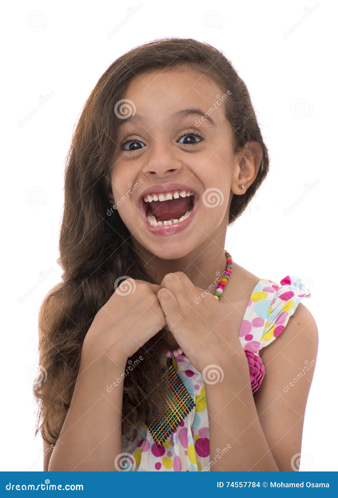 Jeune Fille Attirante Avec Le Sourire Drôle Photo Stock Image Du