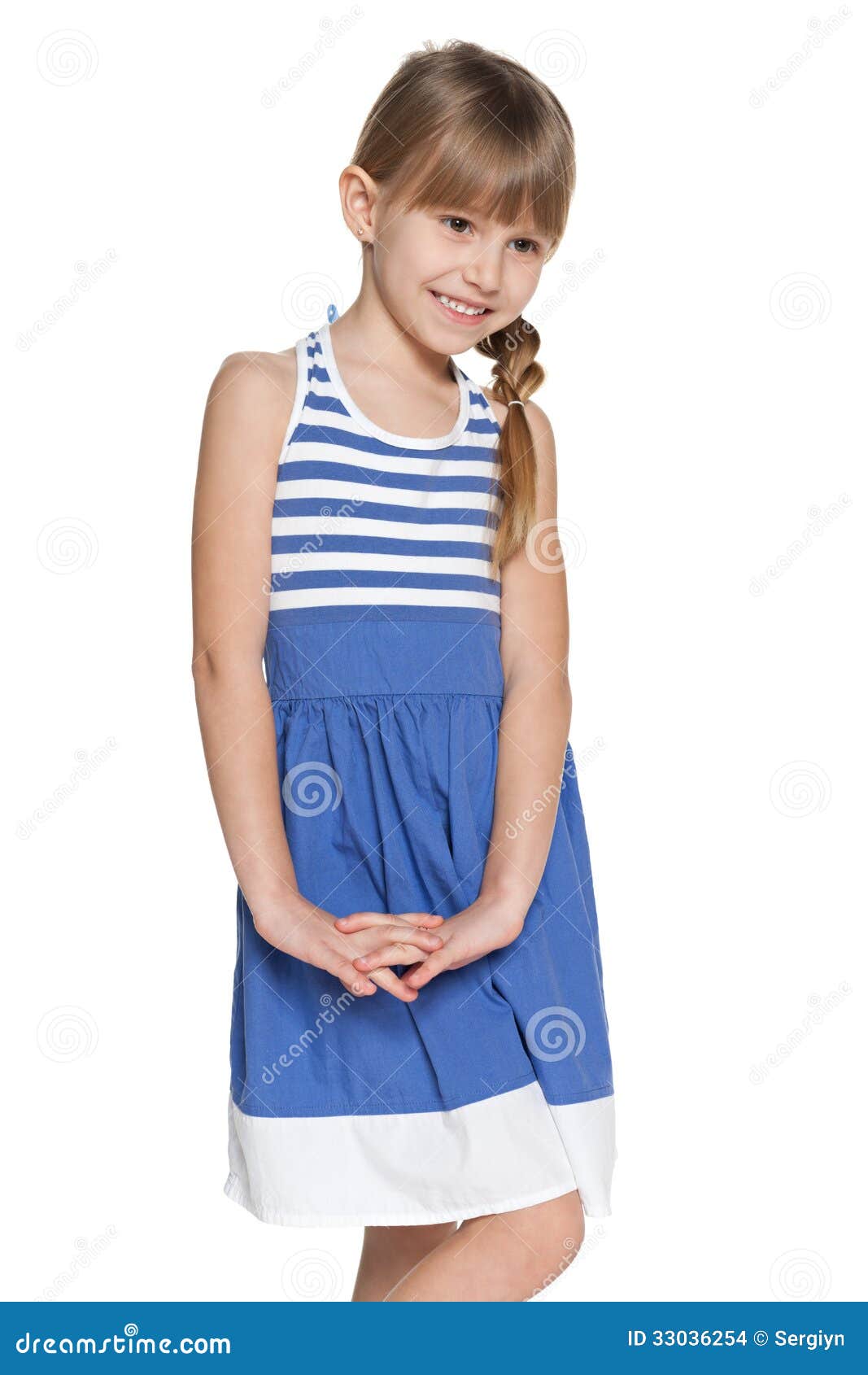 Jeune Fille Timide De Sourire Photo stock - Image du timide, européen ...