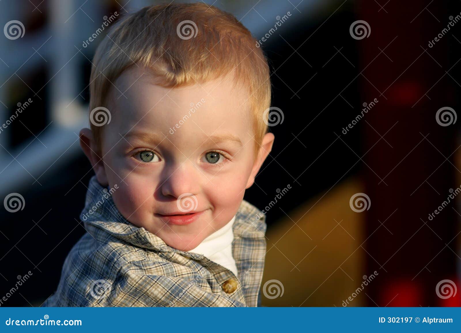 Jeune Garçon Mignon De Roux Image stock - Image du chéri, heureux: 302197