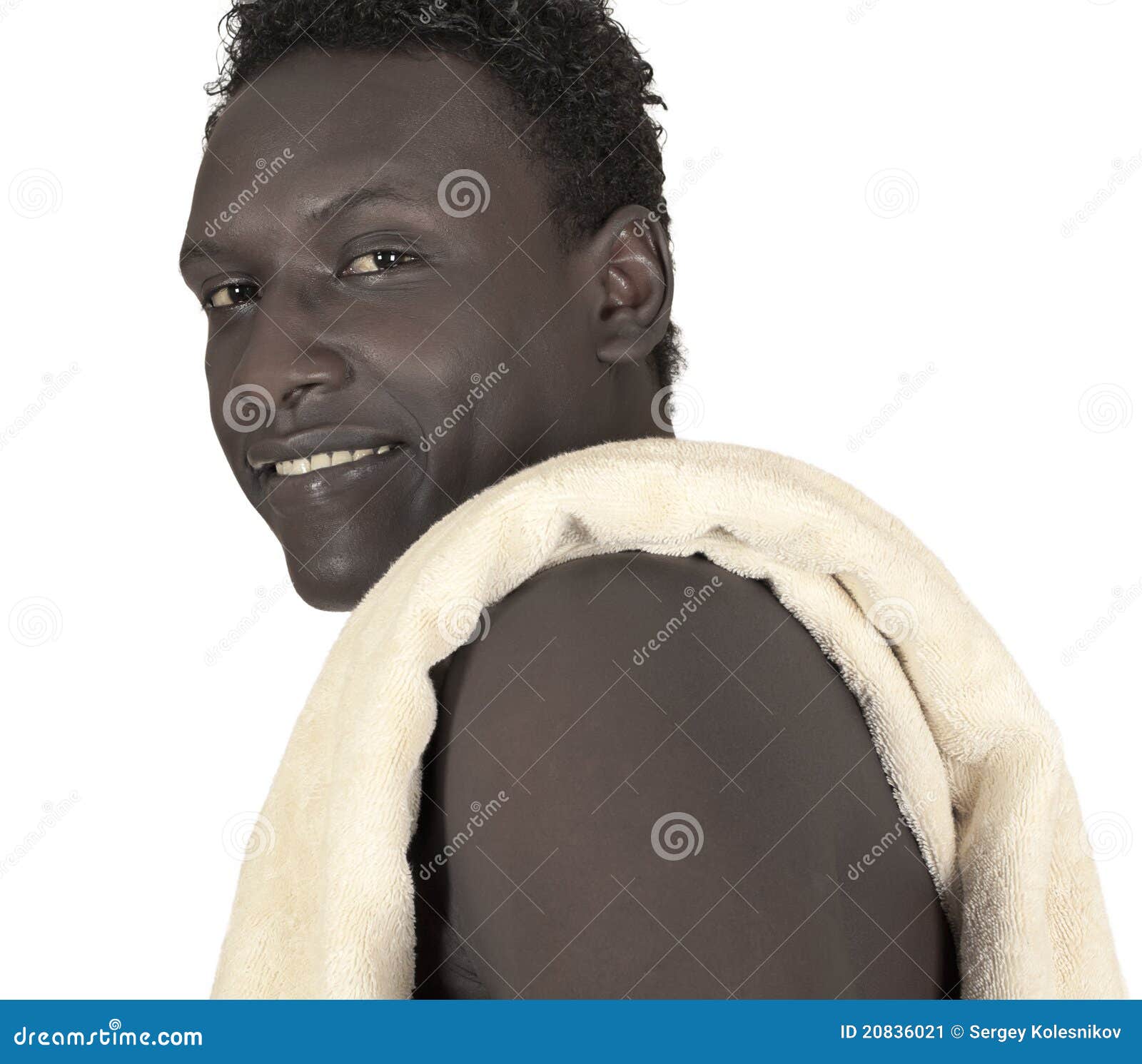 Jeune homme basané image stock. Image du isolement, masculin - 20836021