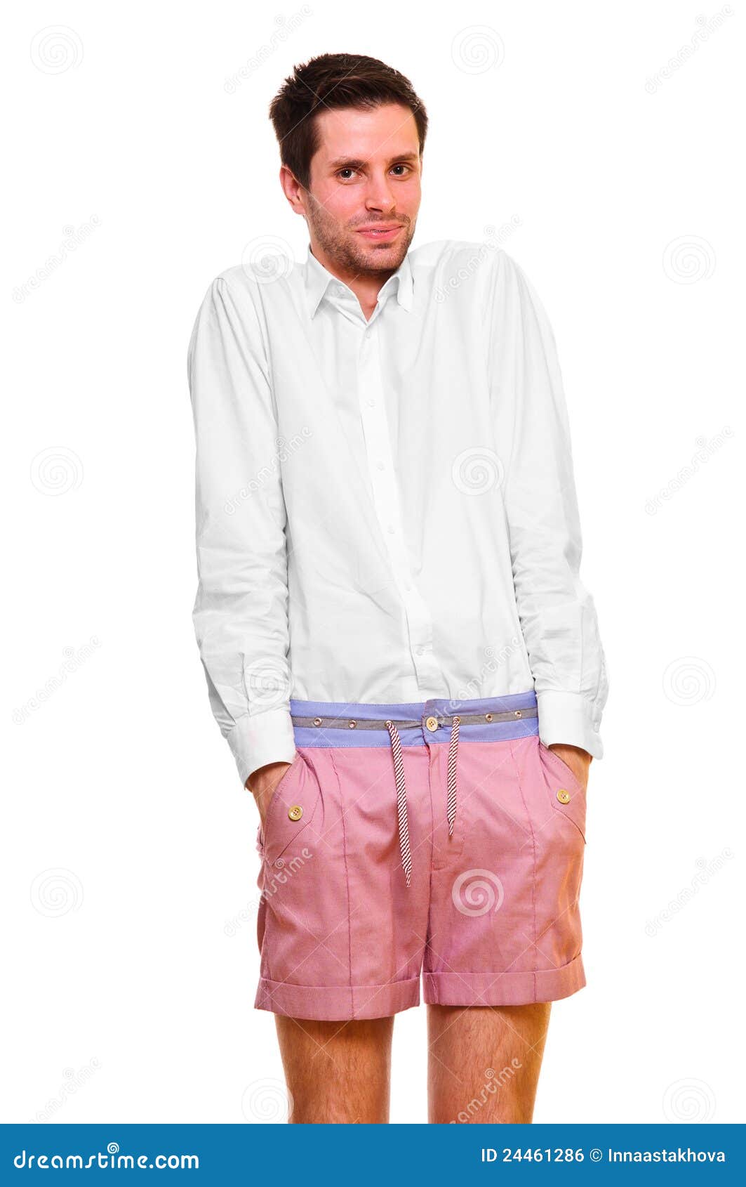 Jeune homme timide photo stock. Image du personne, main - 24461286