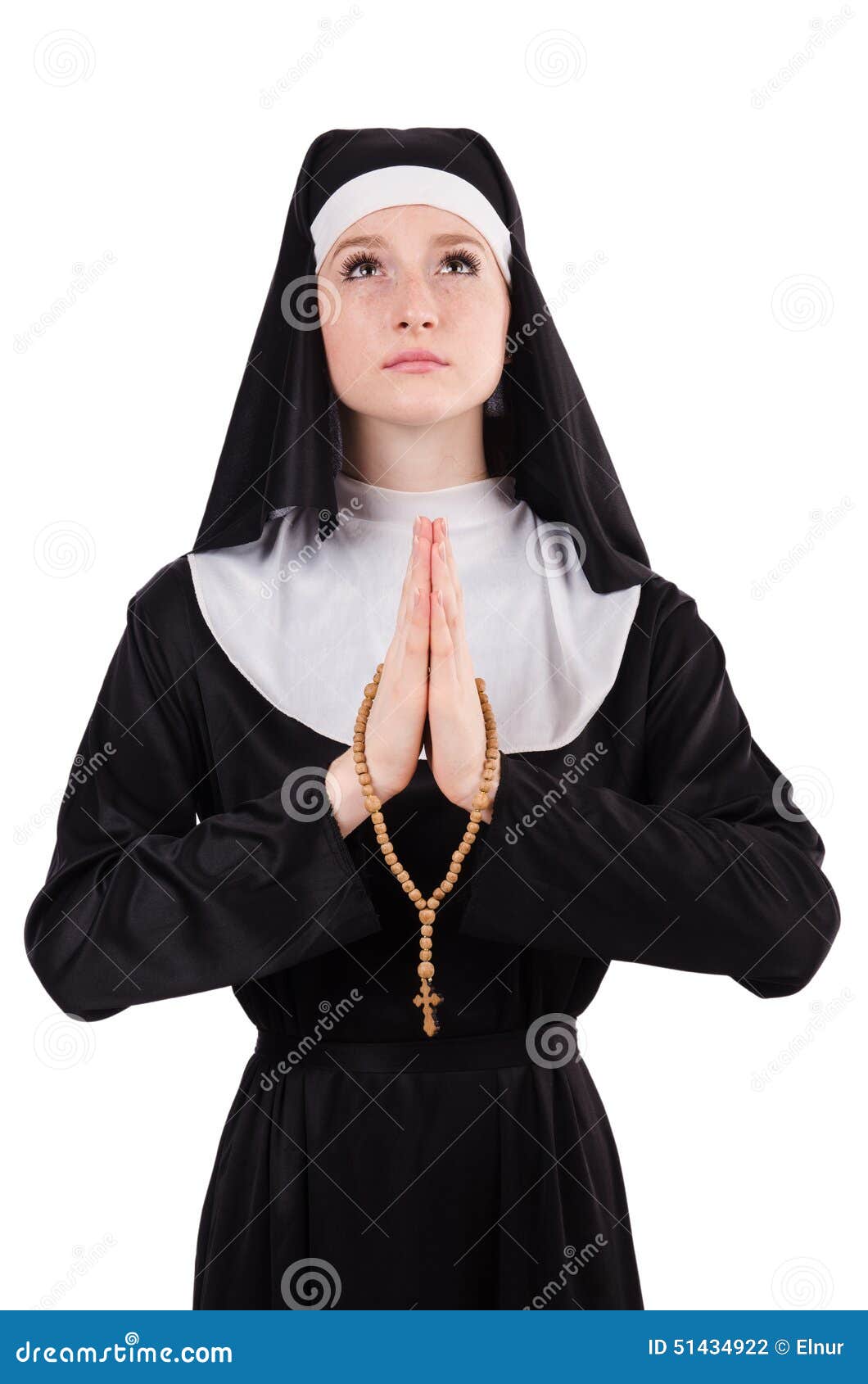 Jeune nonne photo stock. Image du pitié, chrétien, nonne - 51434922