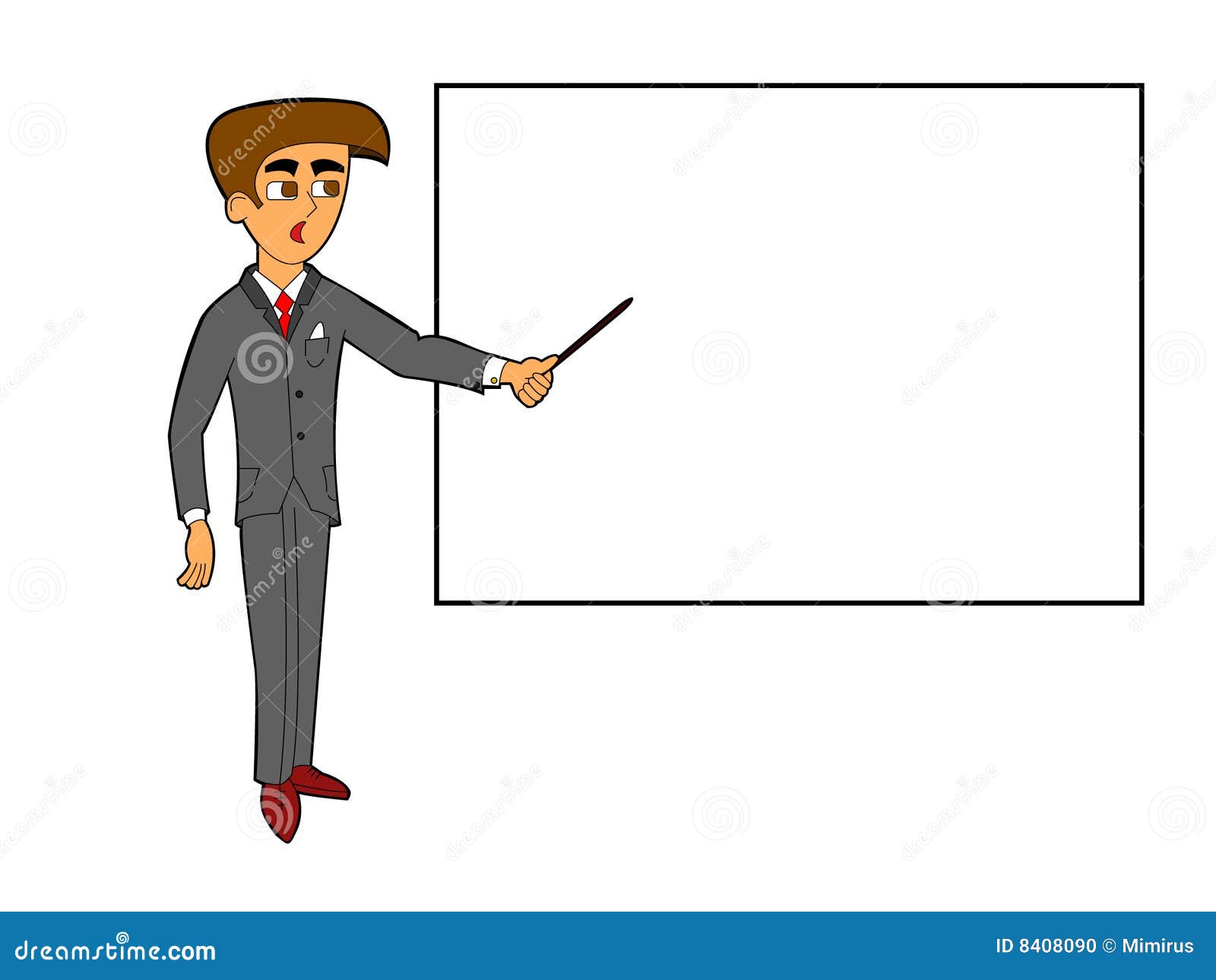 Jeune professeur illustration de vecteur. Illustration of animation ...