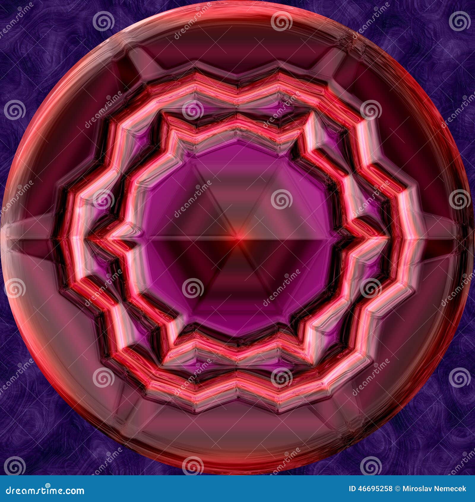 Jewelled Metal Orb Generated Texture Stock Illustration - Illustration ...