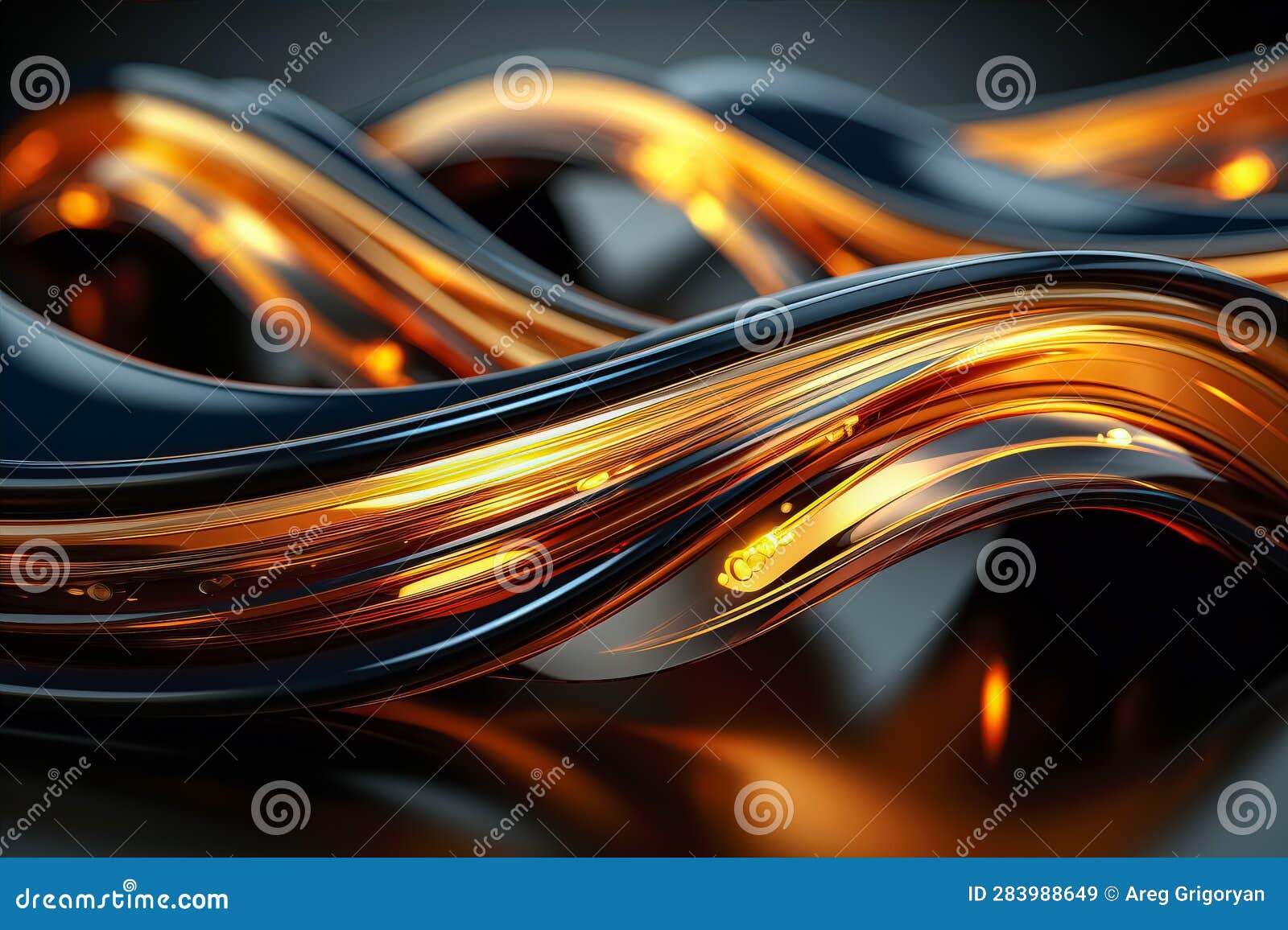 Jewellery Abstract Object Structure From Waves, Particles Fluids And ...