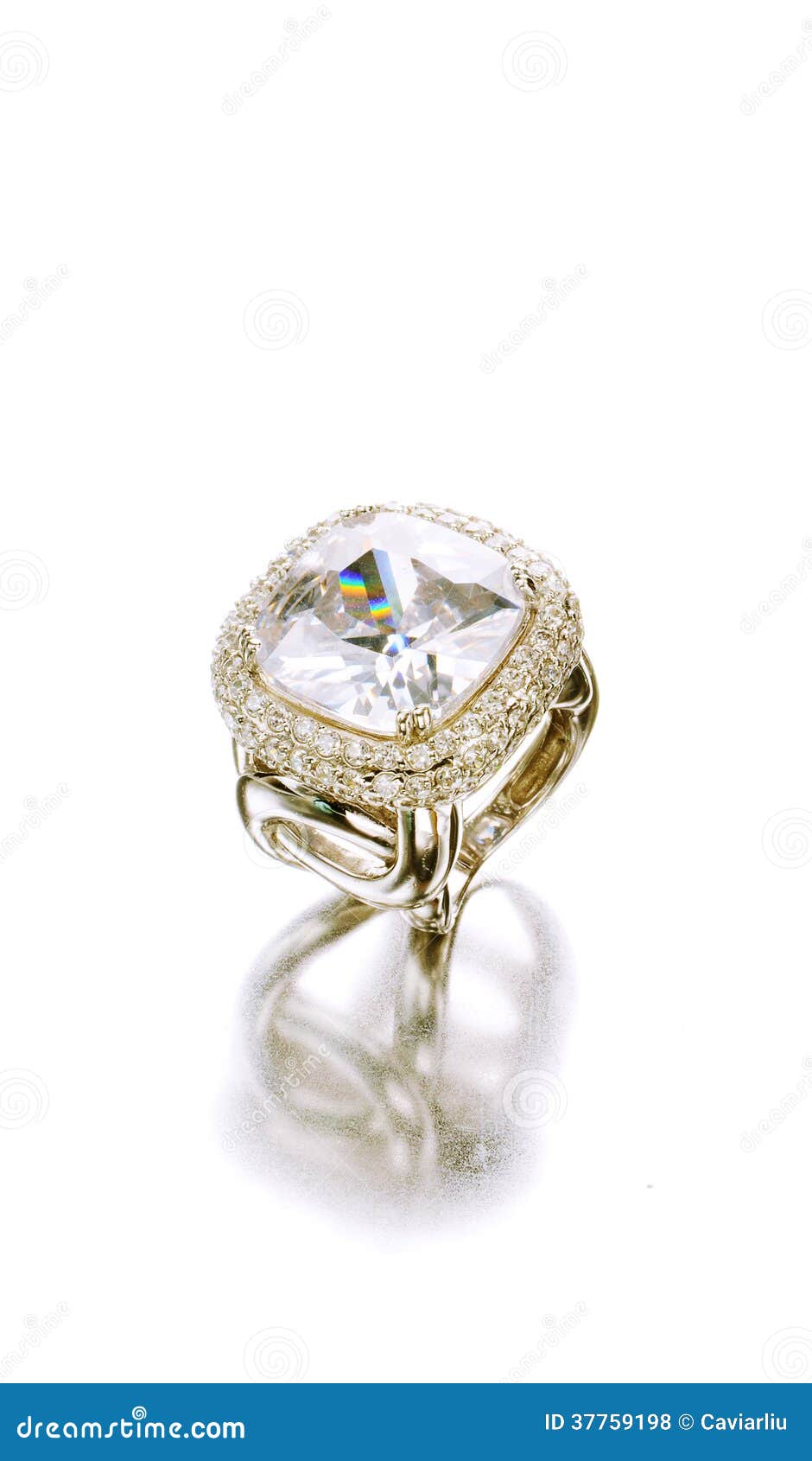 Jewelry Accessories on White Background Stock Photo - Image of circle ...