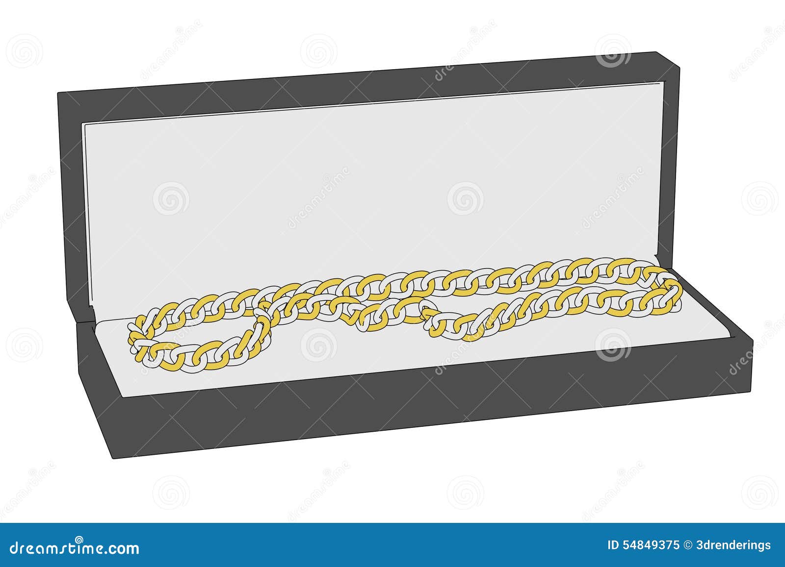 Jewelry box stock illustration. Illustration of graphics - 54849375