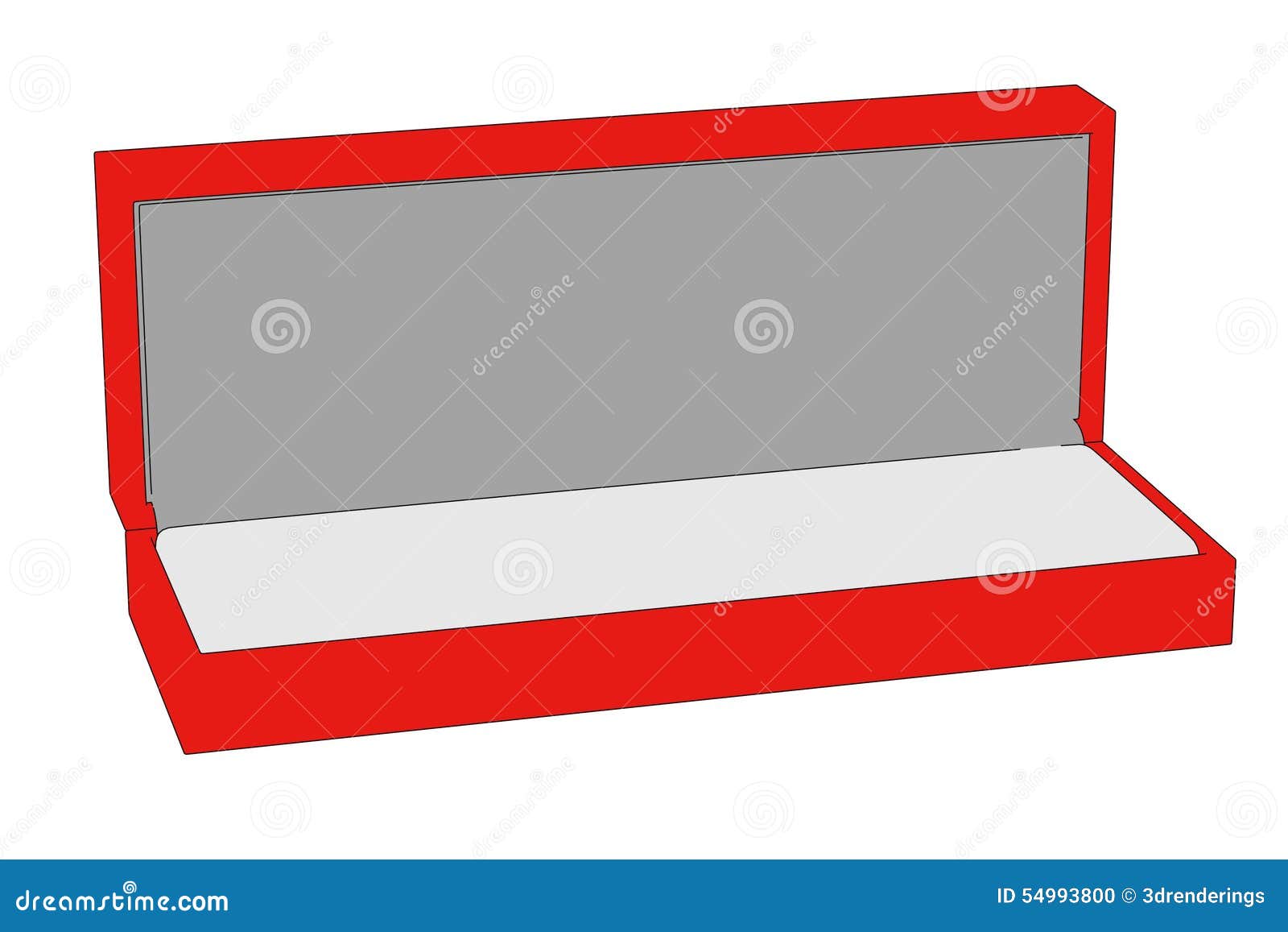 Jewelry box stock illustration. Illustration of draw - 54993800