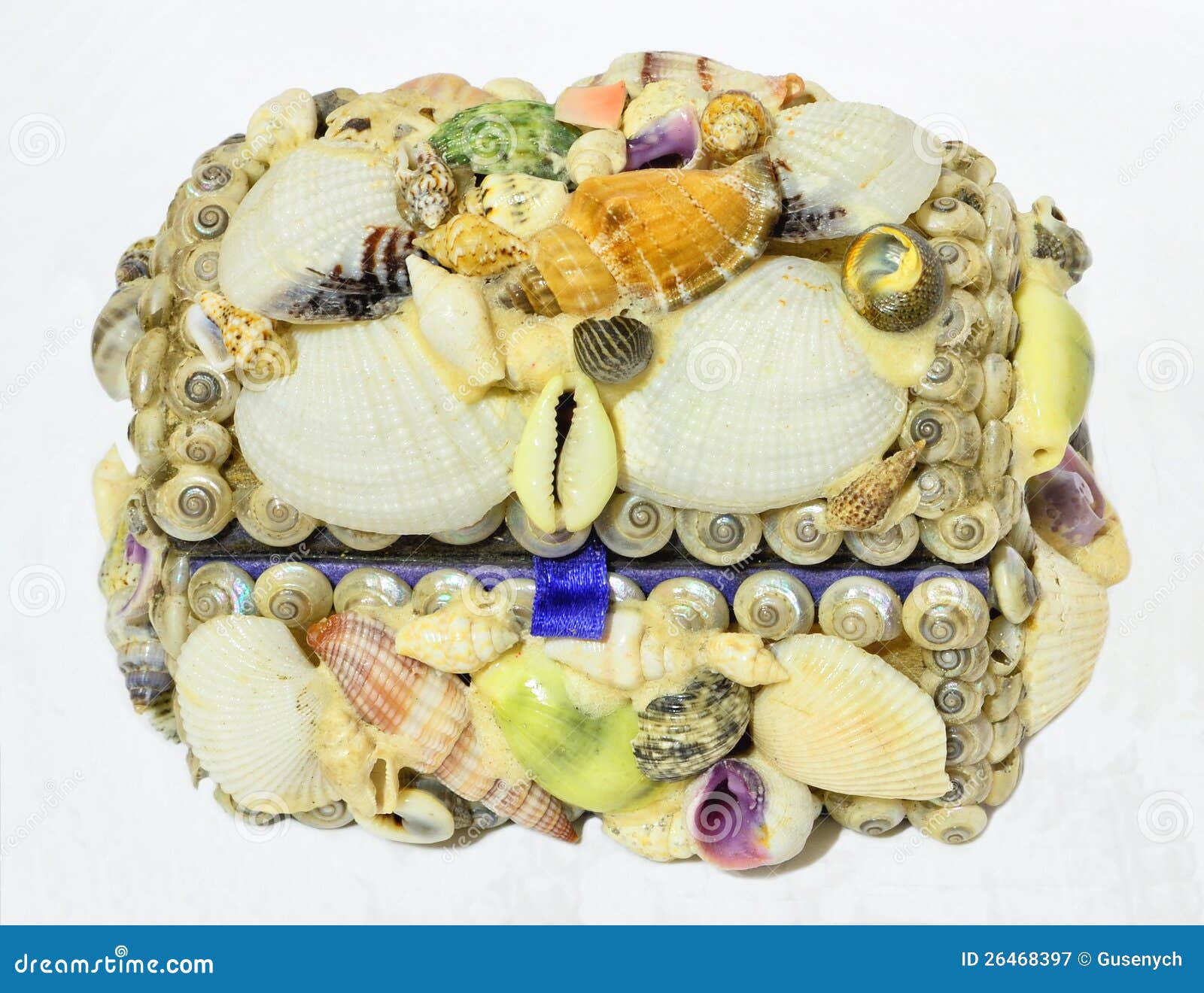 Jewelry Box Decorated with Seashells Stock Image - Image of jewelry ...