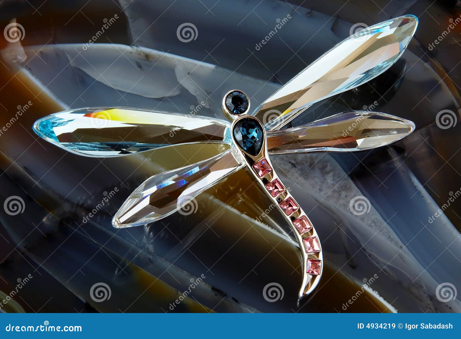 Jewelry dragonfly stock image. Image of blue, emerald - 4934219
