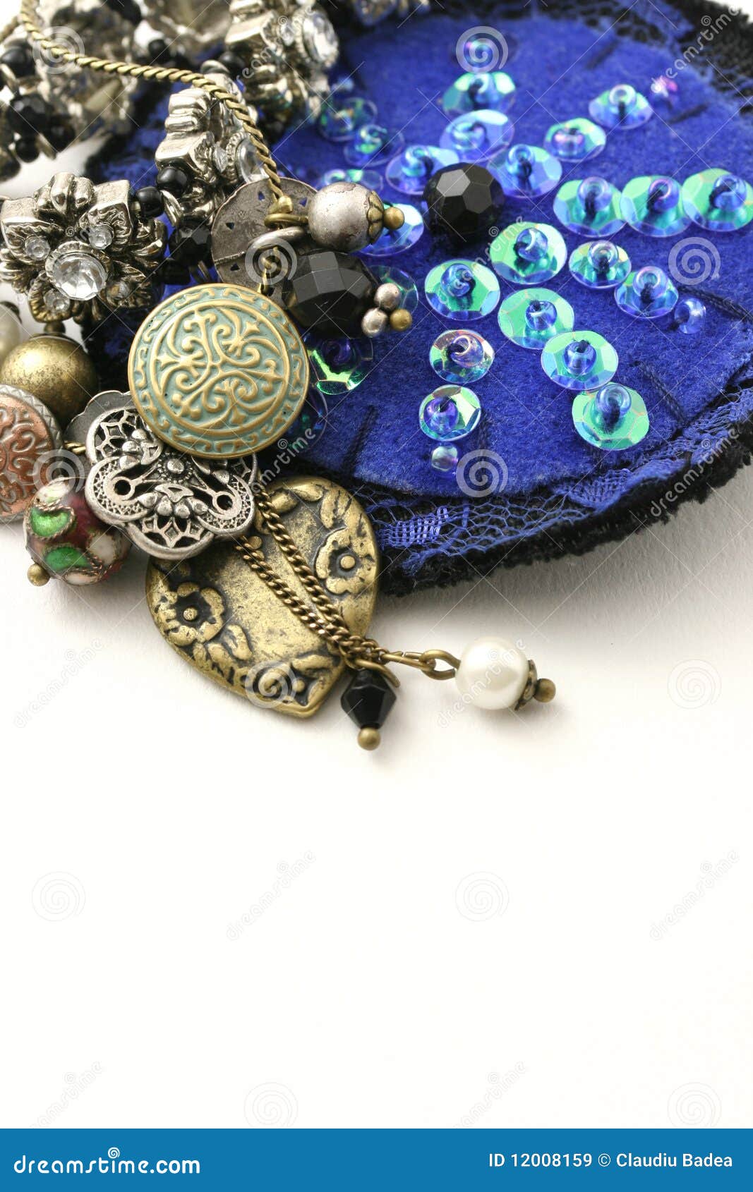 Jewelry isolated stock image. Image of personal, necklace - 12008159