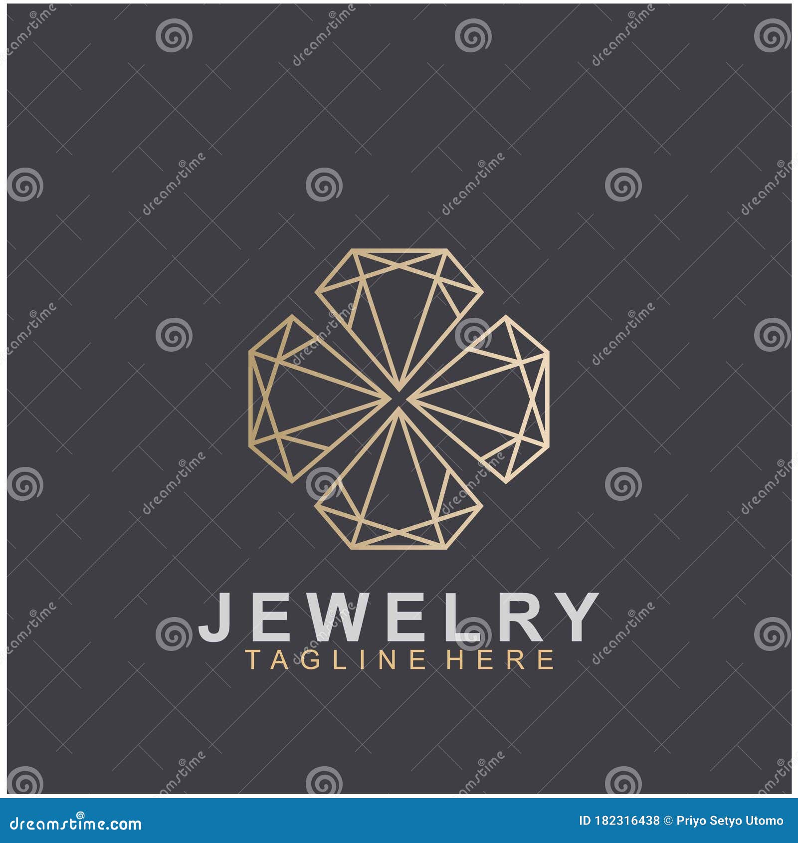 Jewelry Logo Abstract Design Stock Vector - Illustration of icon, jewel ...