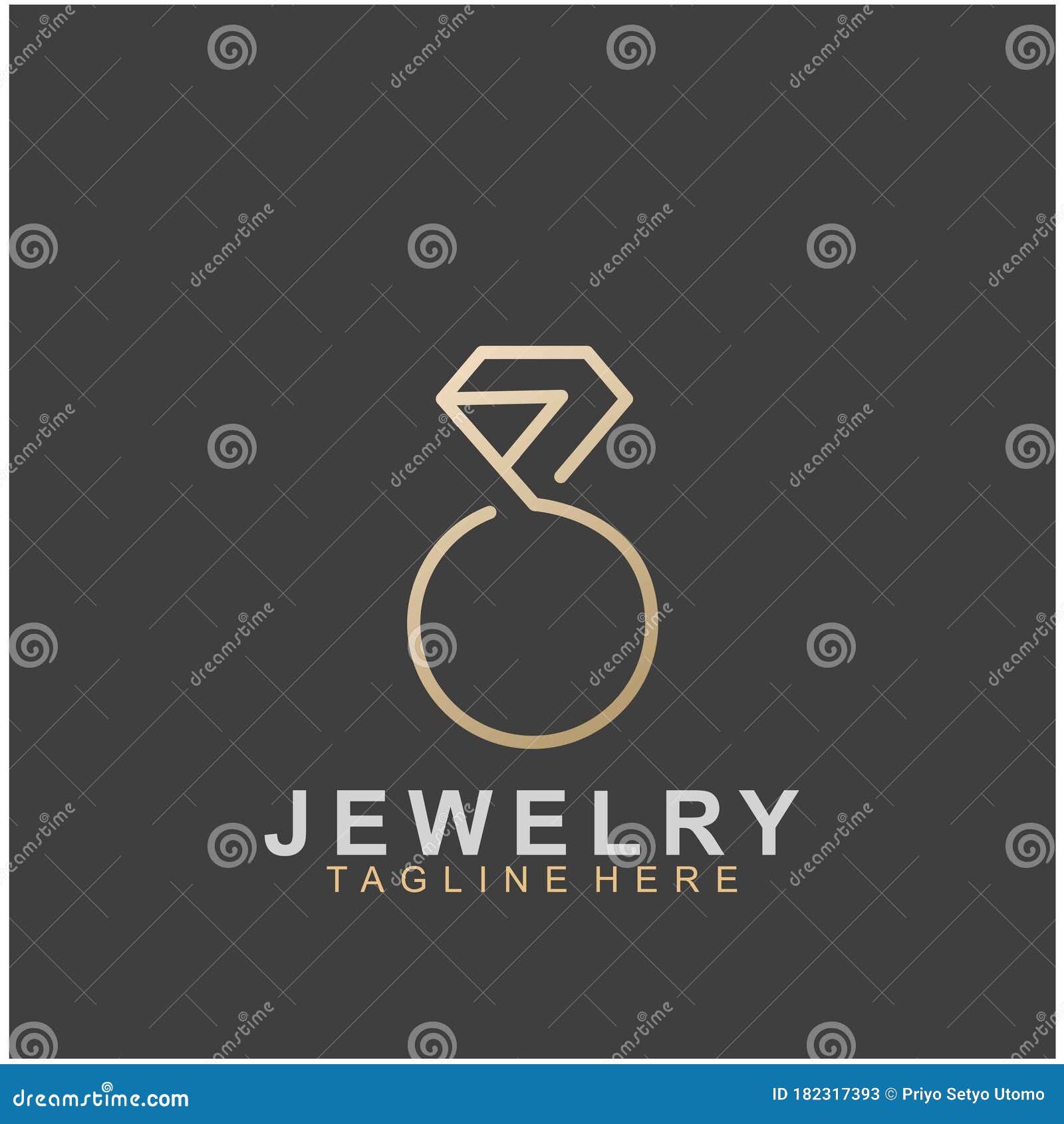 Jewelry Logo Abstract Design Stock Illustration - Illustration of ...