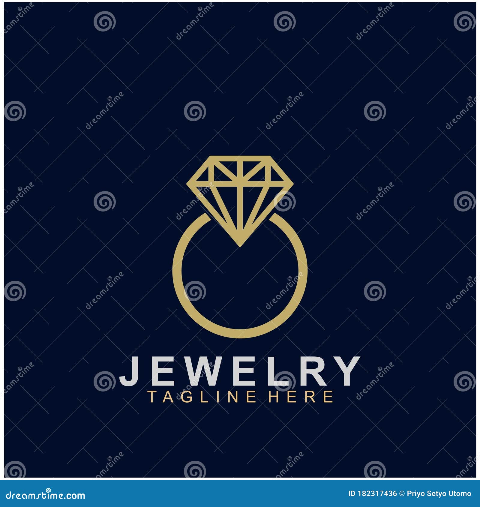 Jewelry Logo Abstract Design Stock Vector - Illustration of line, icon ...