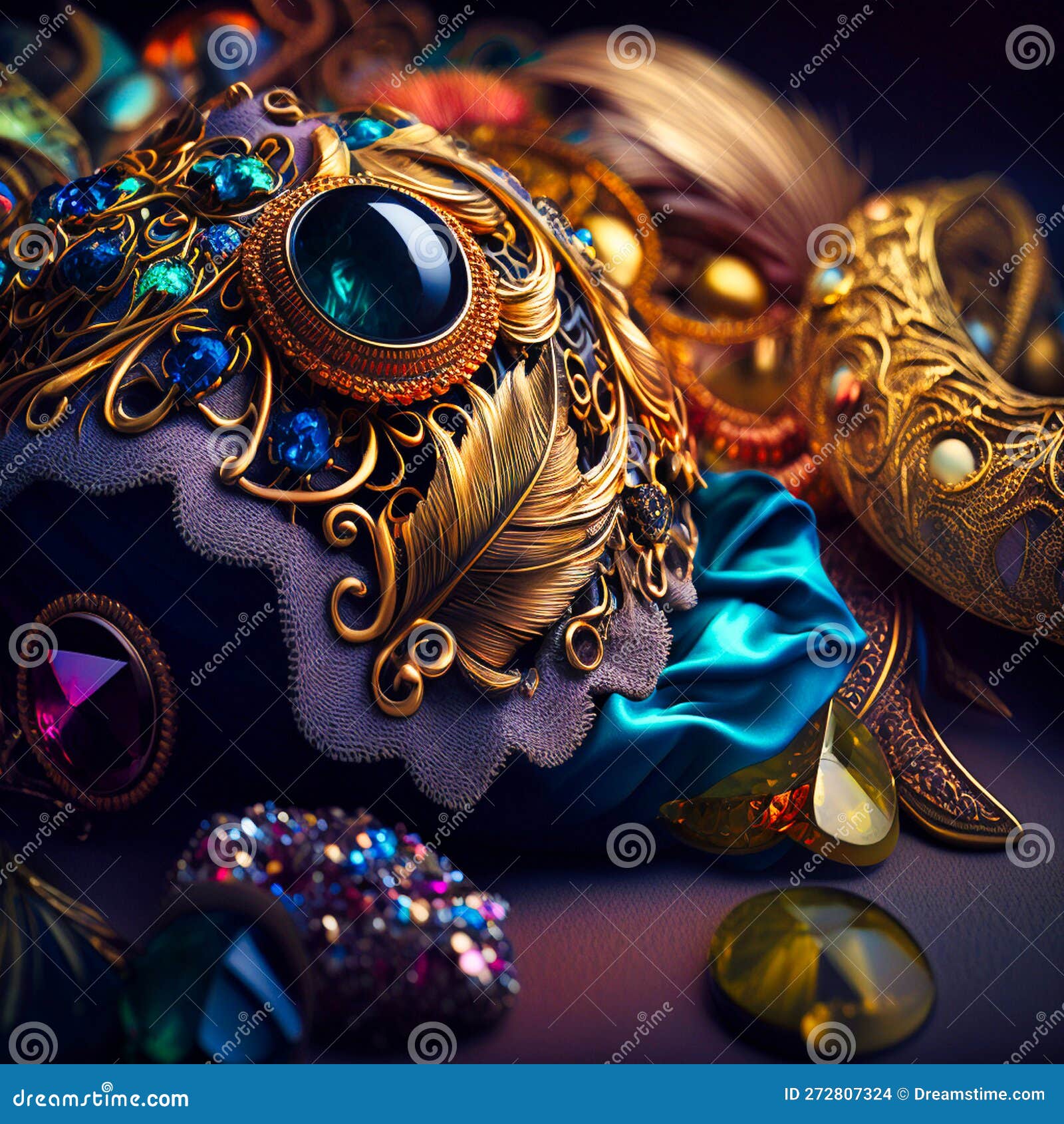 Jewelry Modern Art Synthesis of Raw Materials. Generative AI Stock ...