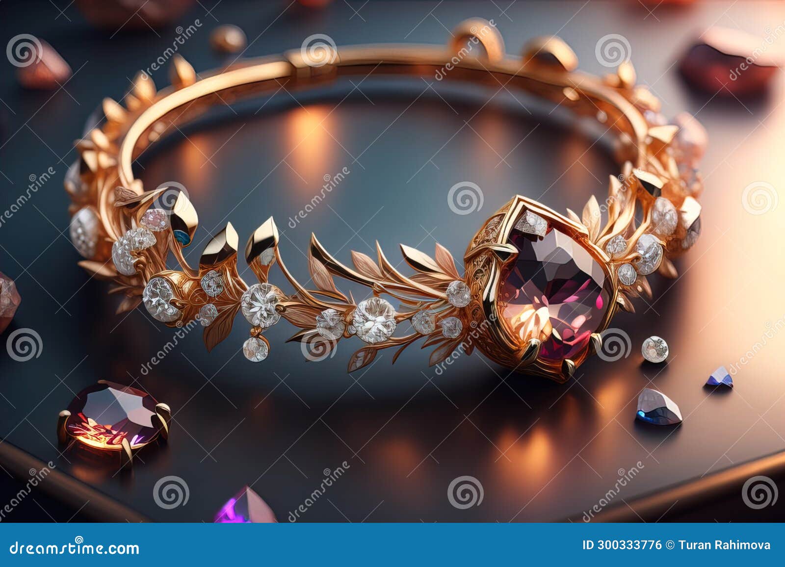 Jewelry Ring with Precious Stones. Jewelry Background Stock Photo ...