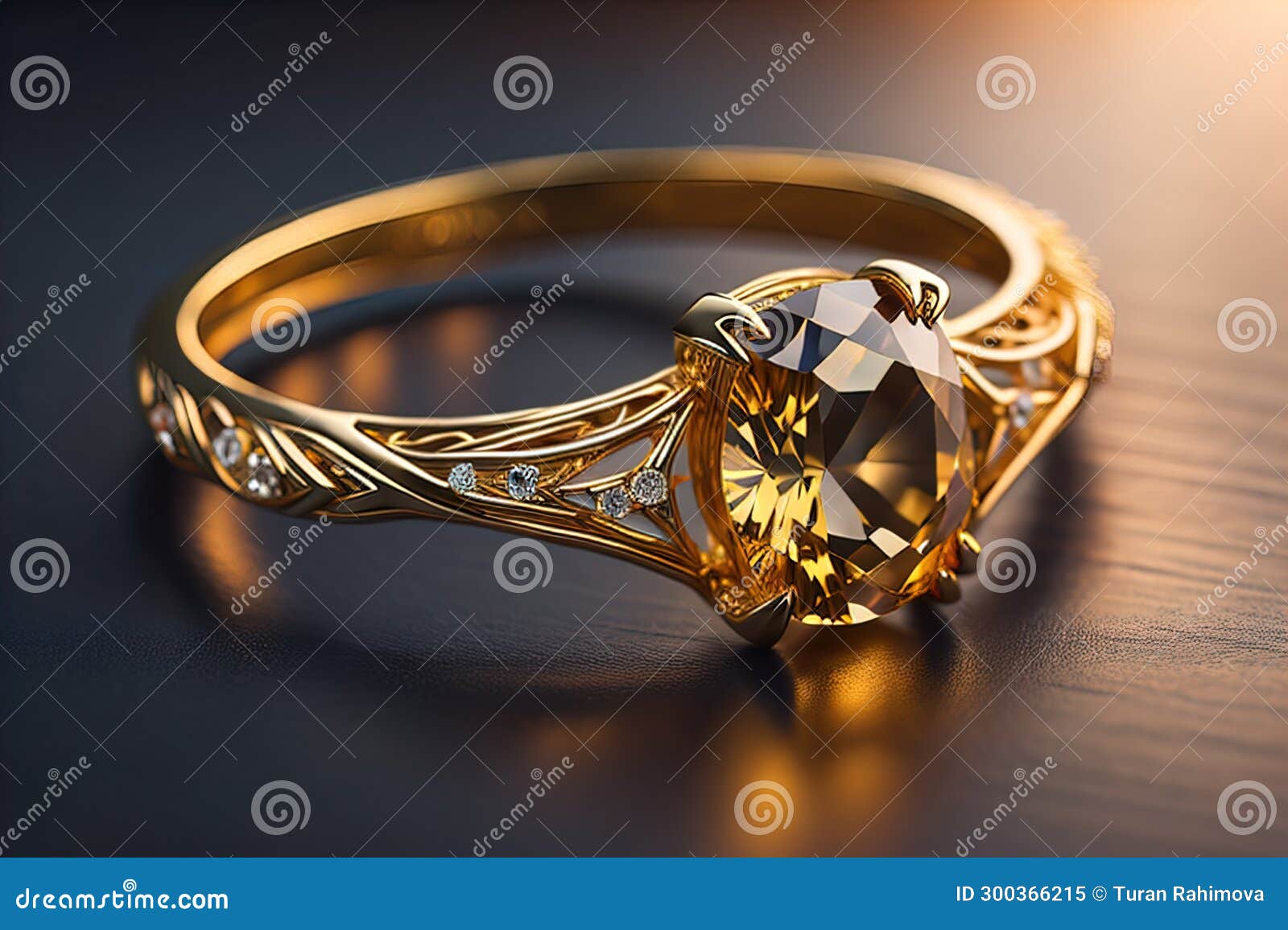 Jewelry Ring with Precious Stones. Jewelry Background Stock Image ...