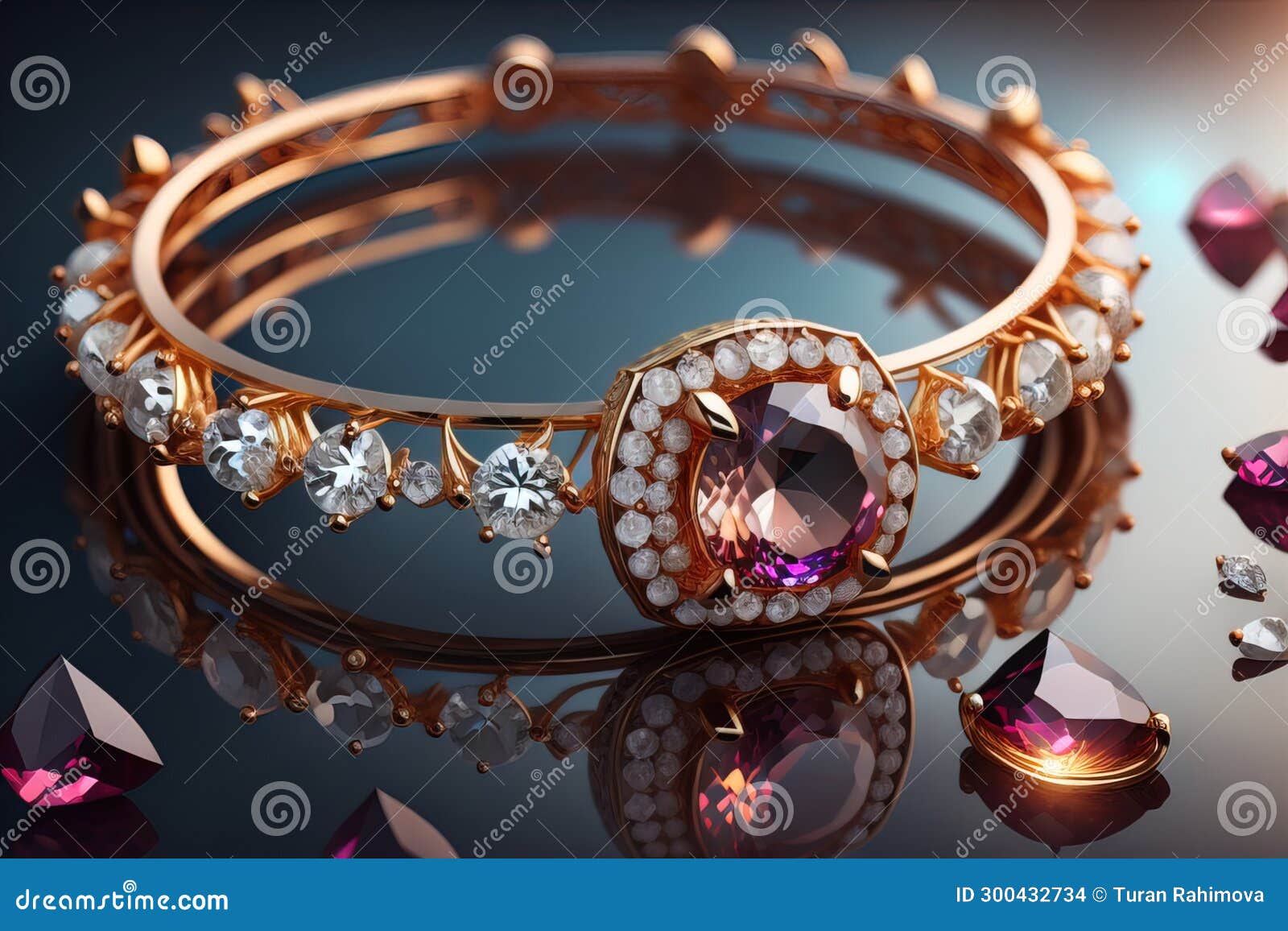 Jewelry Ring with Precious Stones. Jewelry Background Stock Photo ...