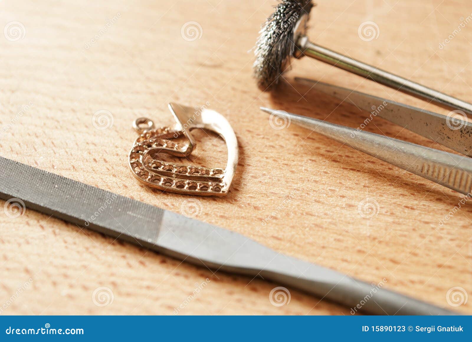 Jewelry Tools stock image. Image of equipment, table - 15890123